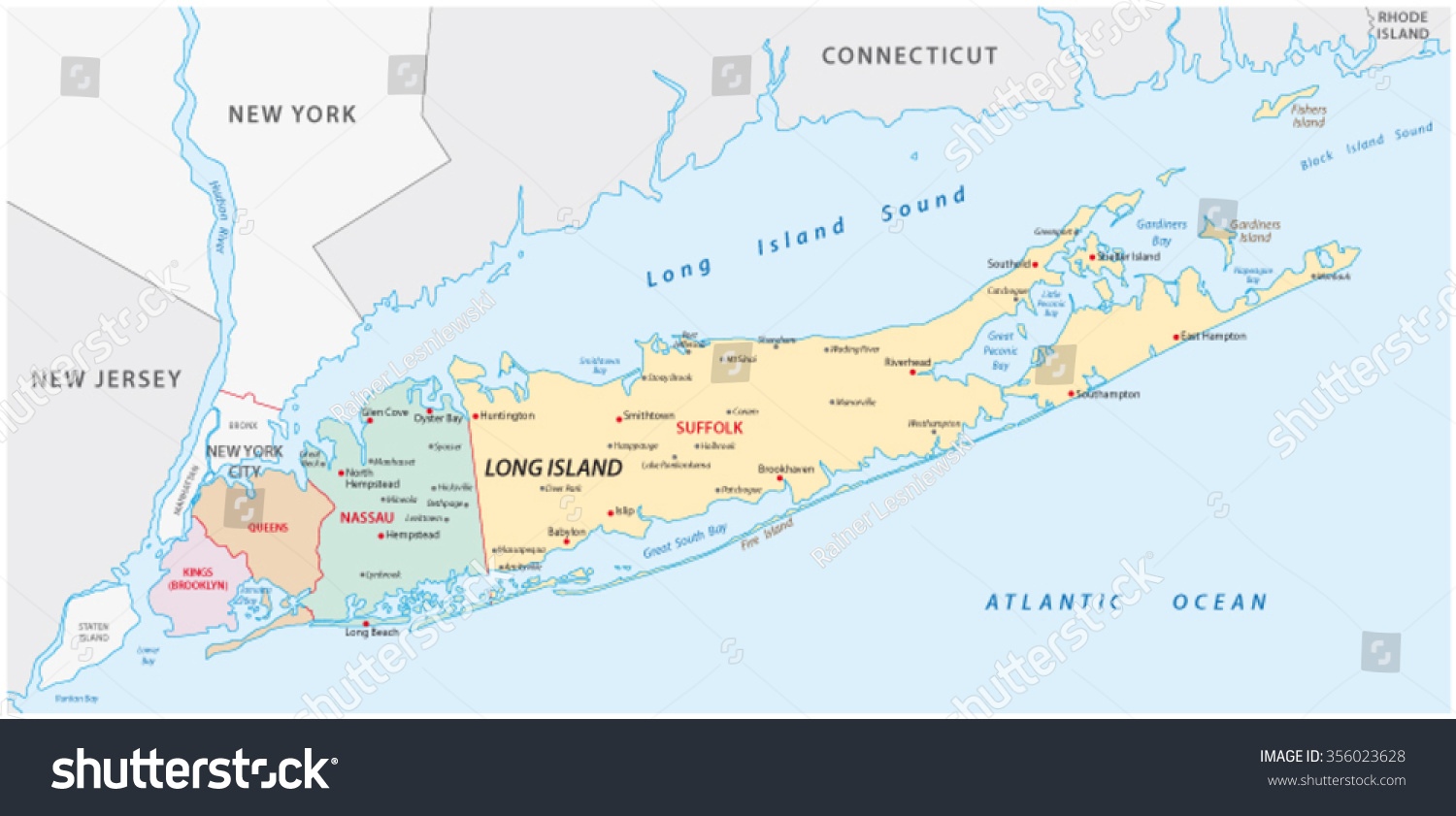 Map Of Suffolk County Long Island Towns