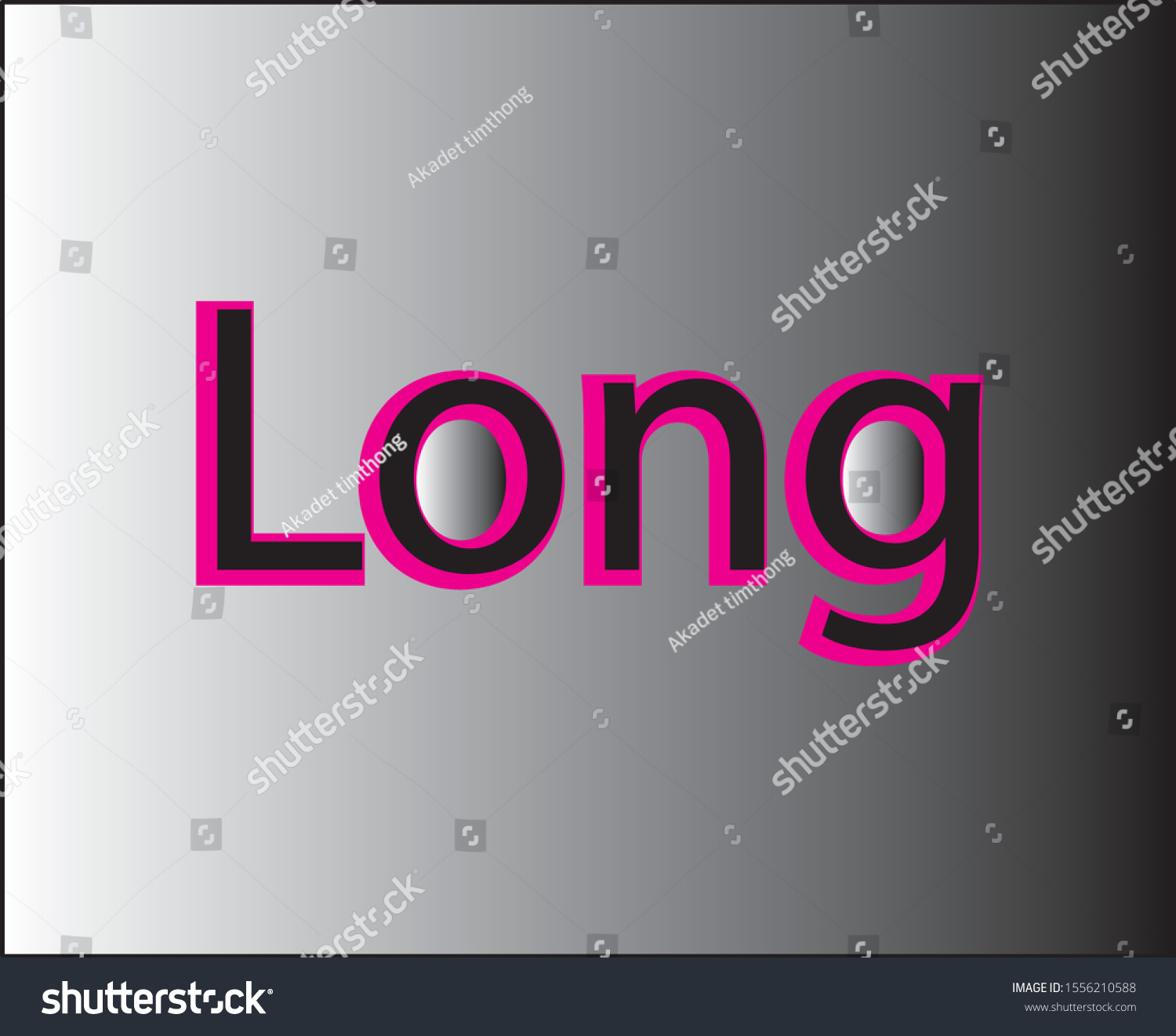 Long Text Logo Vector Art Stock Vector (Royalty Free) 1556210588