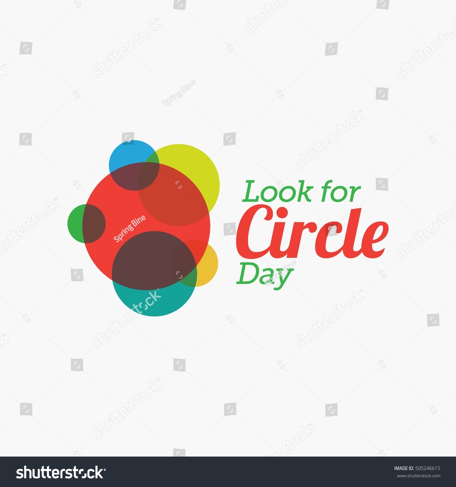 Look Circle Day Vector Illustration Stock Vector (Royalty Free ...