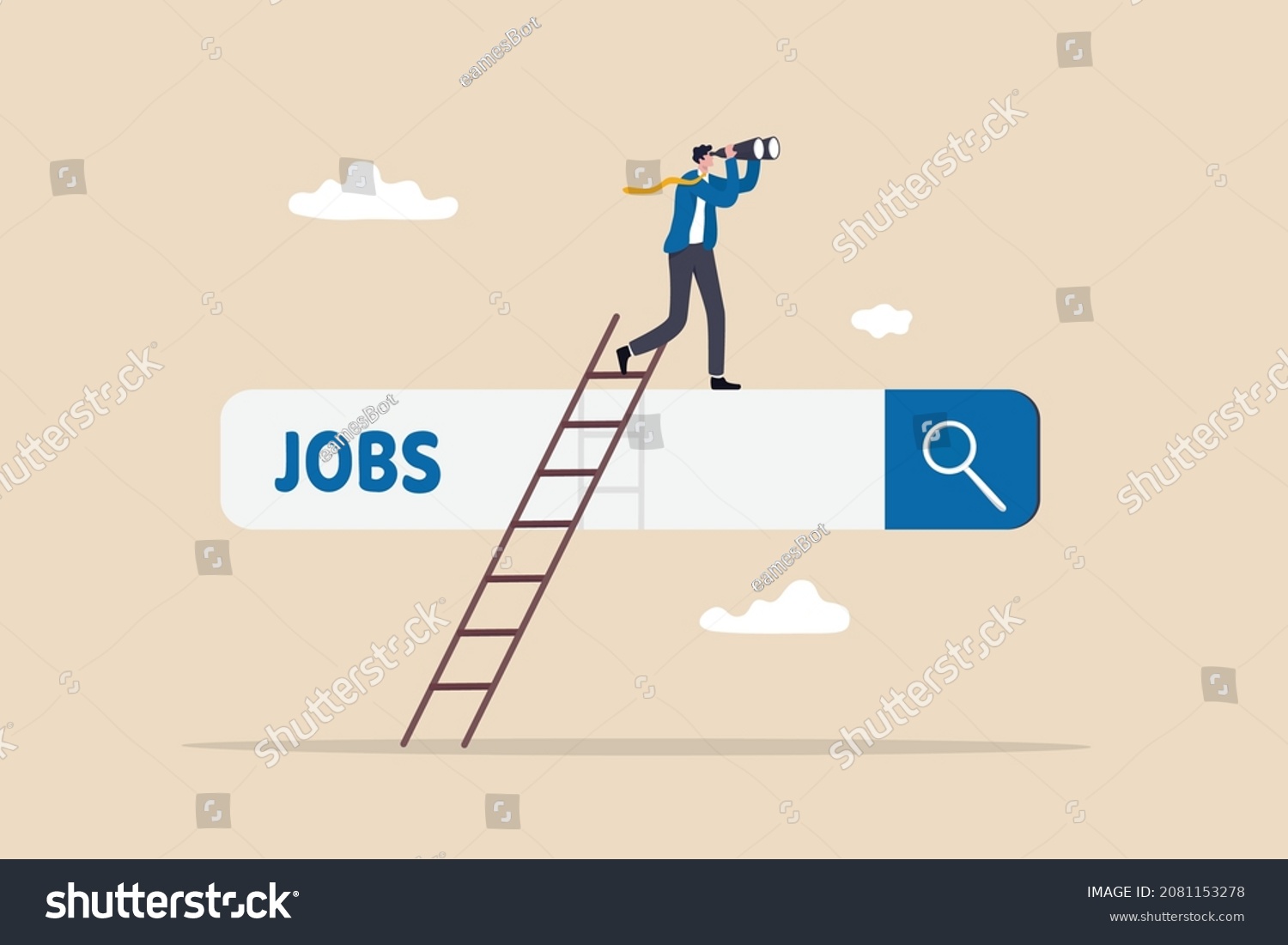 Looking New Job Employment Career Job Stock Vector (Royalty Free ... Looking New Job Employment Career Job Stock Vector (Royalty Free ...
