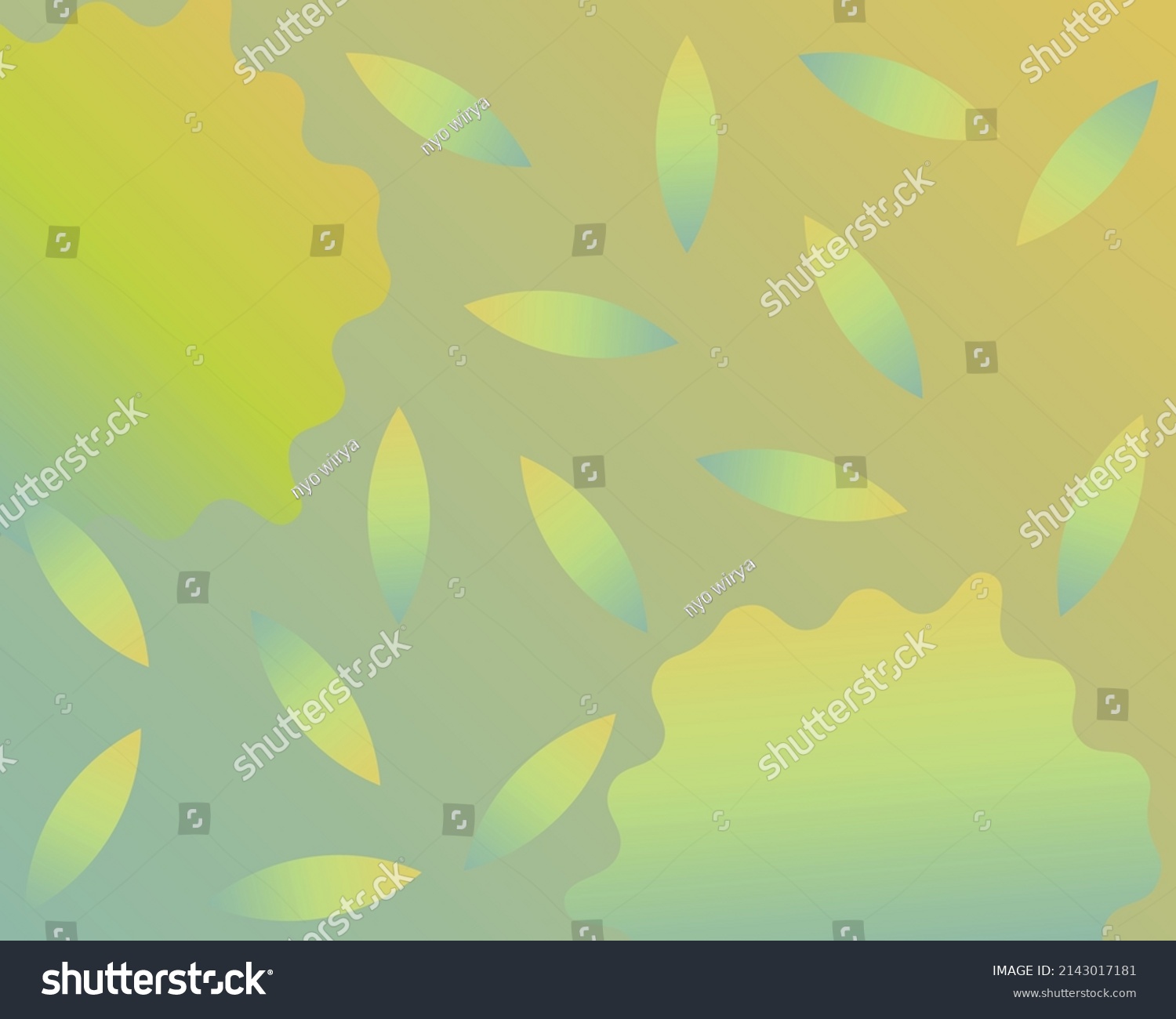 Looping Leaf Abstract Background Retro Color Stock Vector (Royalty Free ...