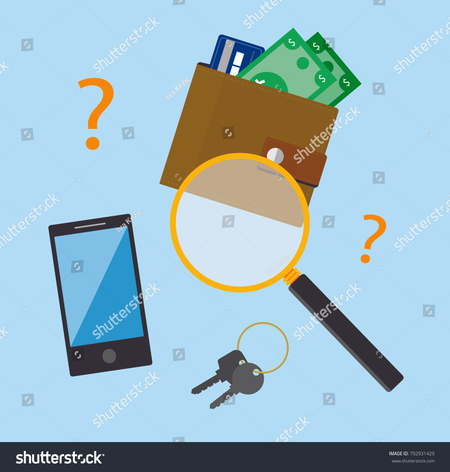 Lost Found Vector Illustration: เวกเตอร์สต็อก (ปลอดค่าลิขสิทธิ์ ...