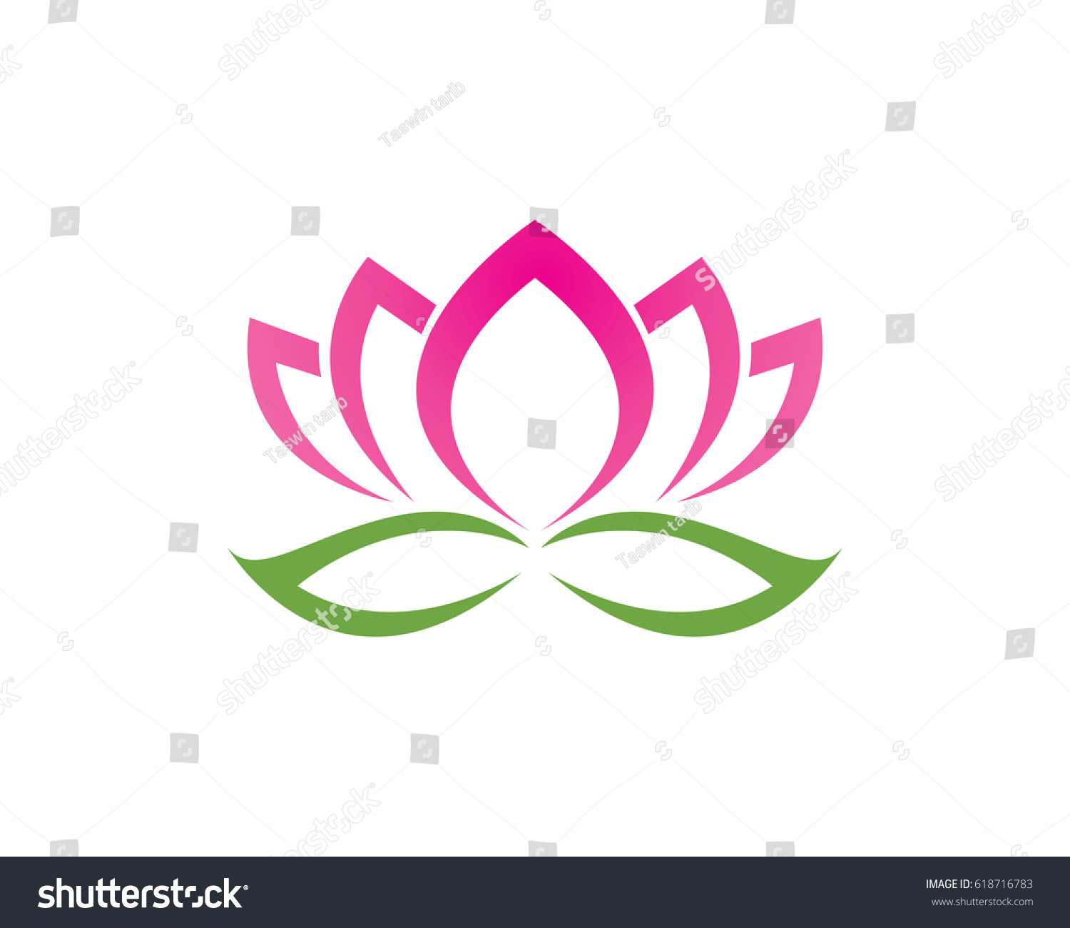 Lotus Flower Logos Stock Vector (Royalty Free) 618716783 | Shutterstock