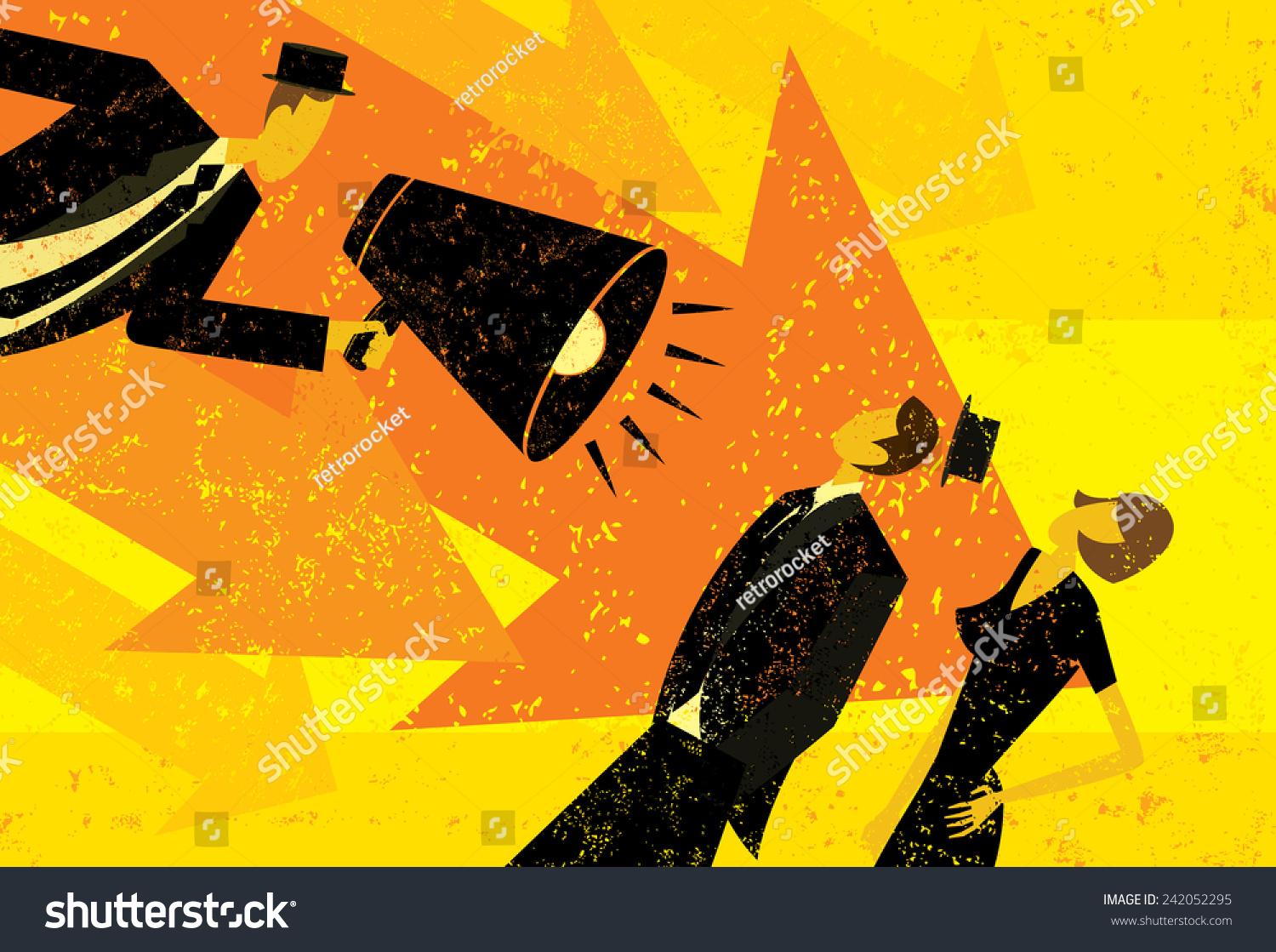 Loud Clear Message Stock Vector (Royalty Free) 242052295
