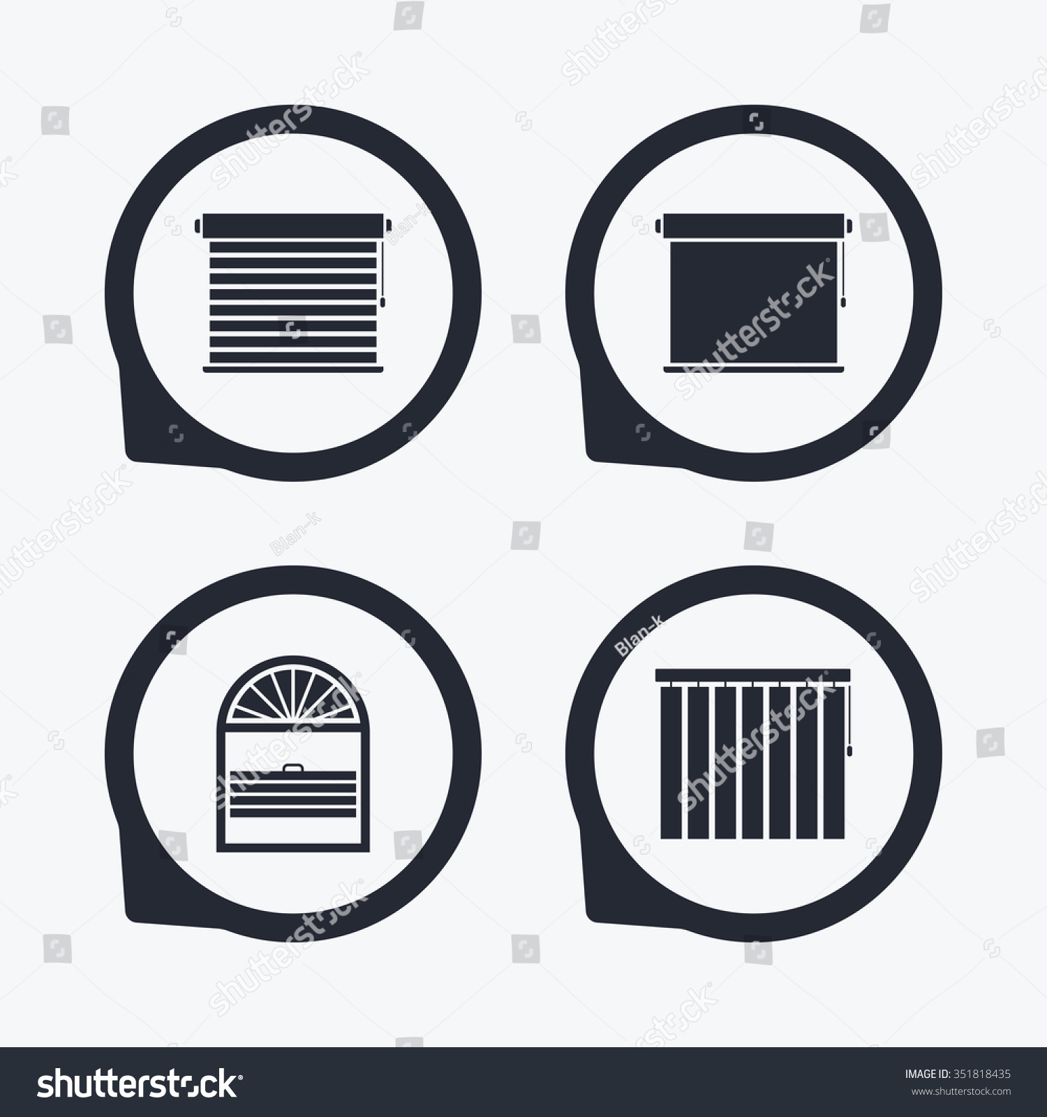 Louvers Icons Plisse Rolls Vertical Horizontal Stock Vector (Royalty ... Louvers Icons Plisse Rolls Vertical Horizontal Stock Vector (Royalty ...