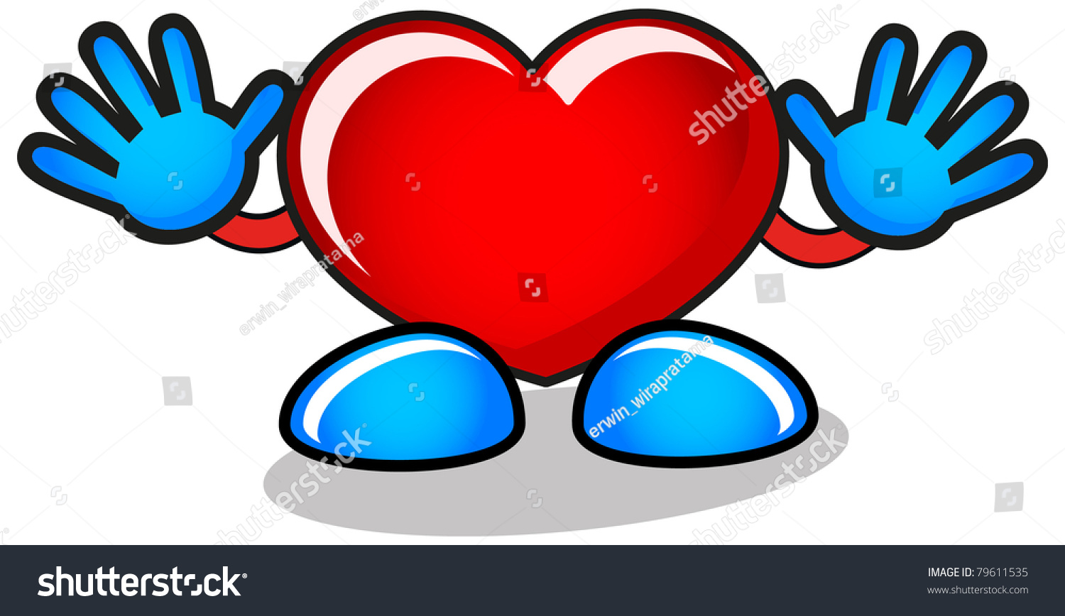 Love Character Stock Vector (Royalty Free) 79611535 | Shutterstock