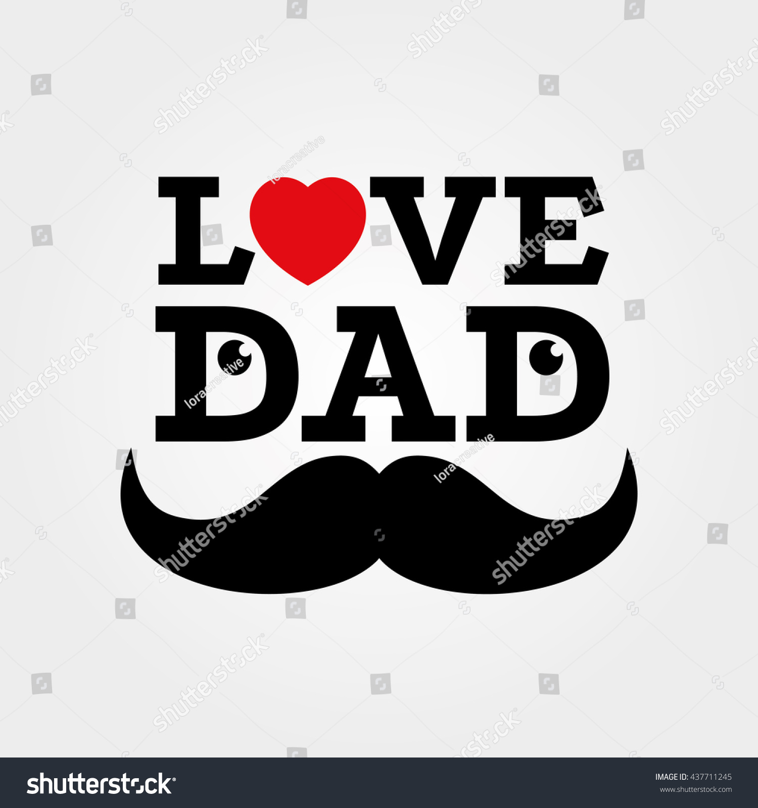 Elemento vector del Día de Papá: vector de stock (libre de regalías ...
