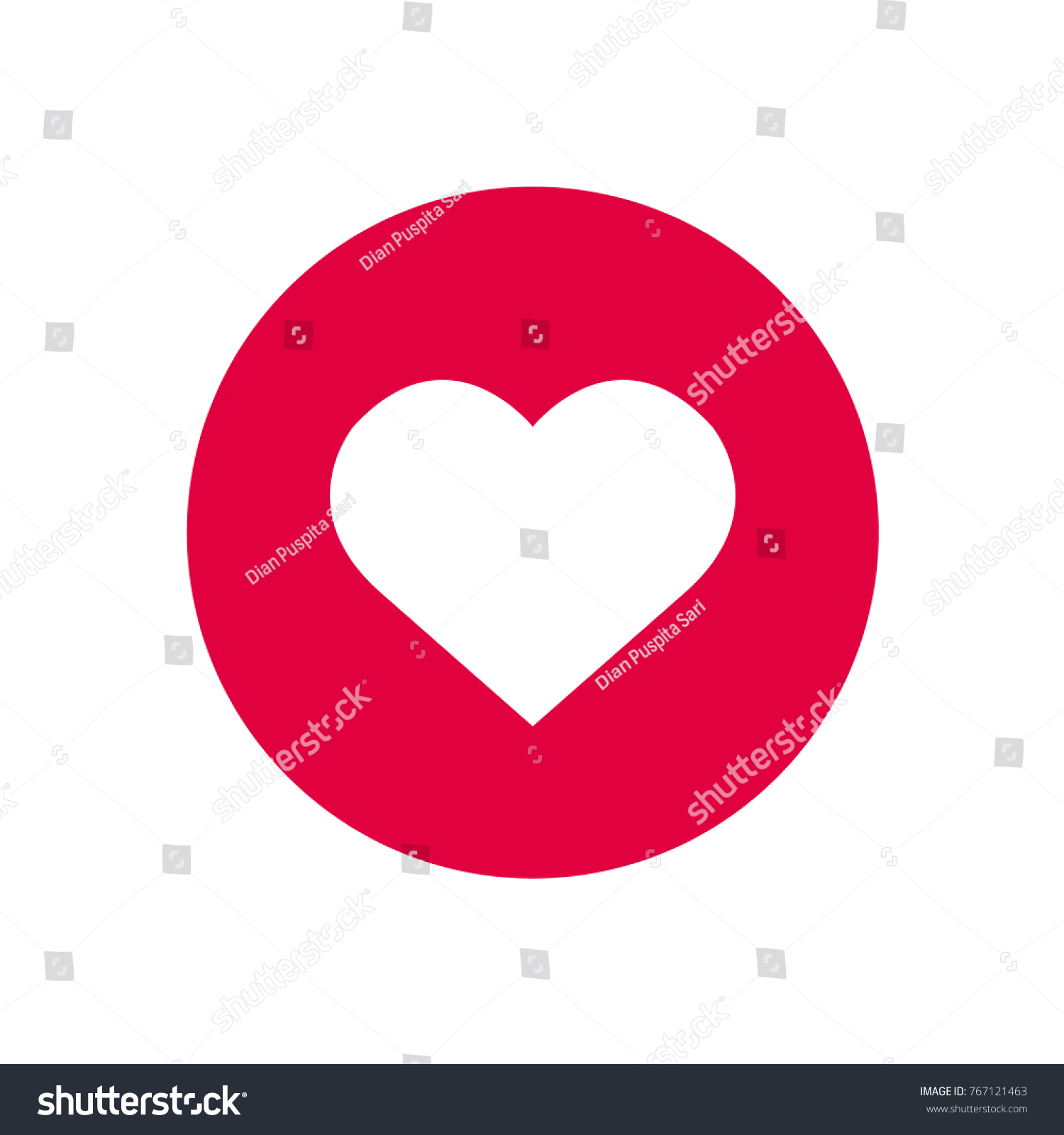 Love Emoji Vector Icon Stock Vector (Royalty Free) 767121463