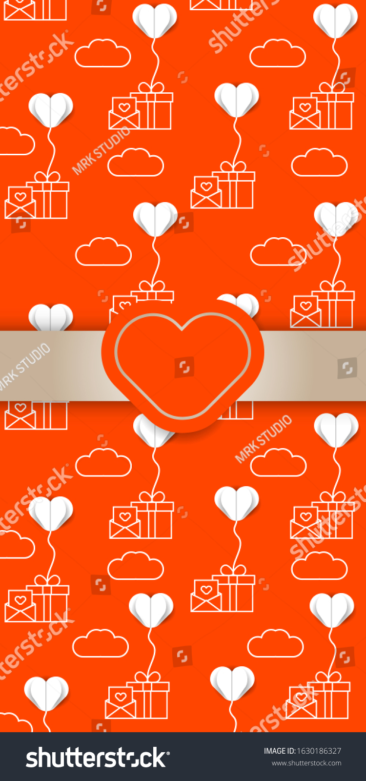 Love Heart Packaging Design Template Vector Stock Vector (Royalty Free ...