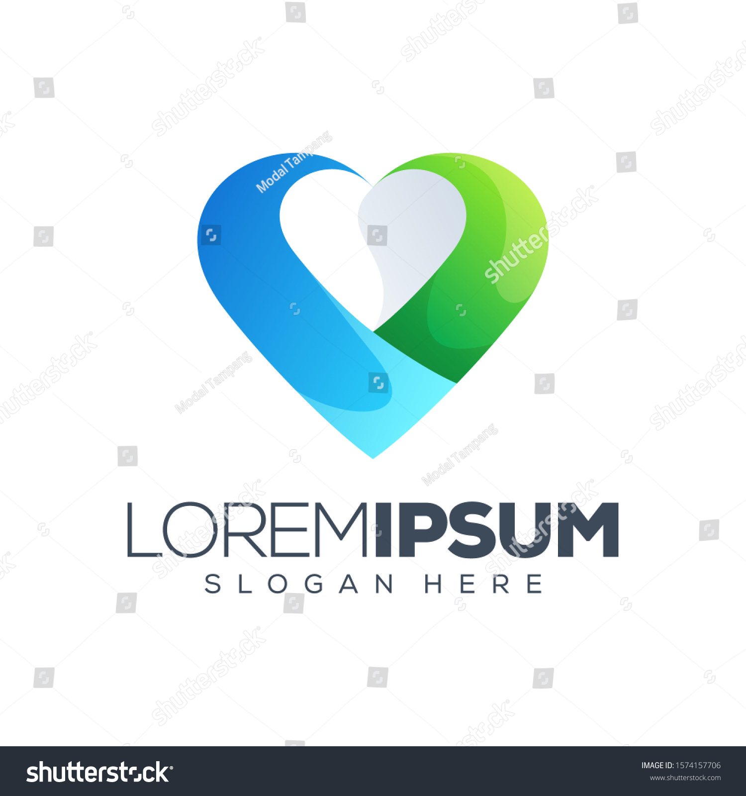 Love Logo Design Vector Illustration Stock Vector (Royalty Free ...