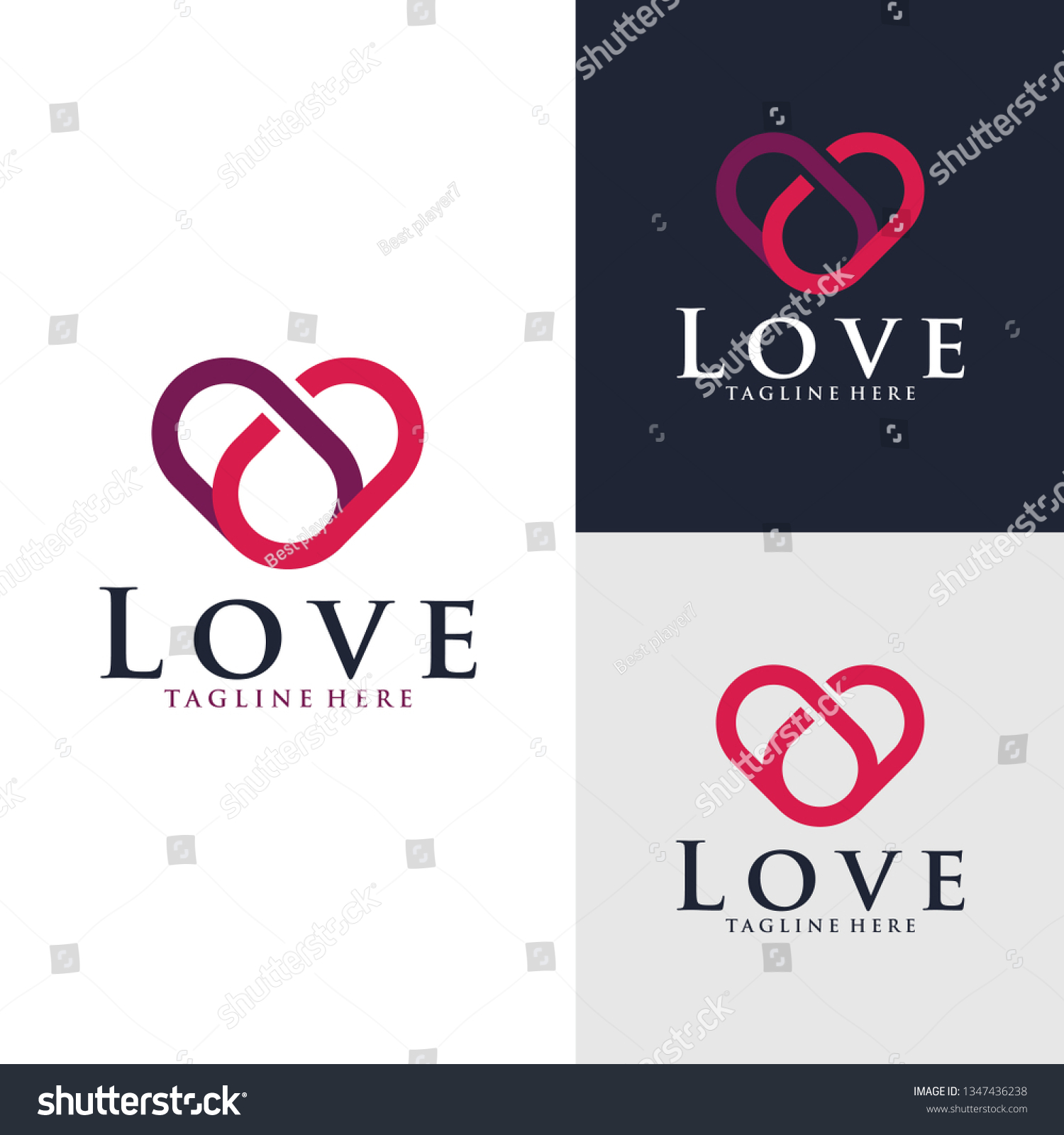 Love Logo Icon Stock Vector (Royalty Free) 1347436238 | Shutterstock