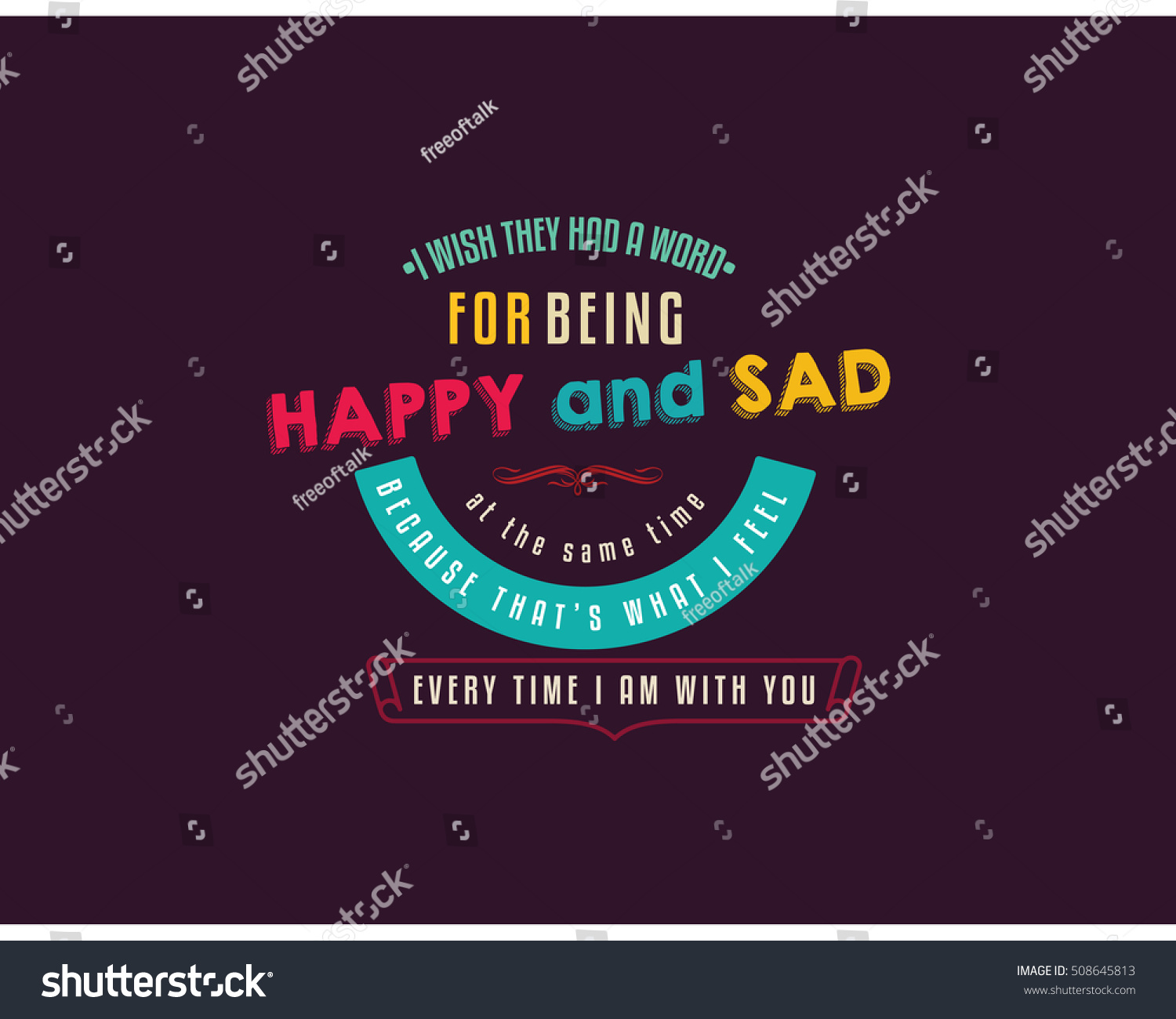 Love Quote Stock Vector Royalty Free 508645813 Shutterstock