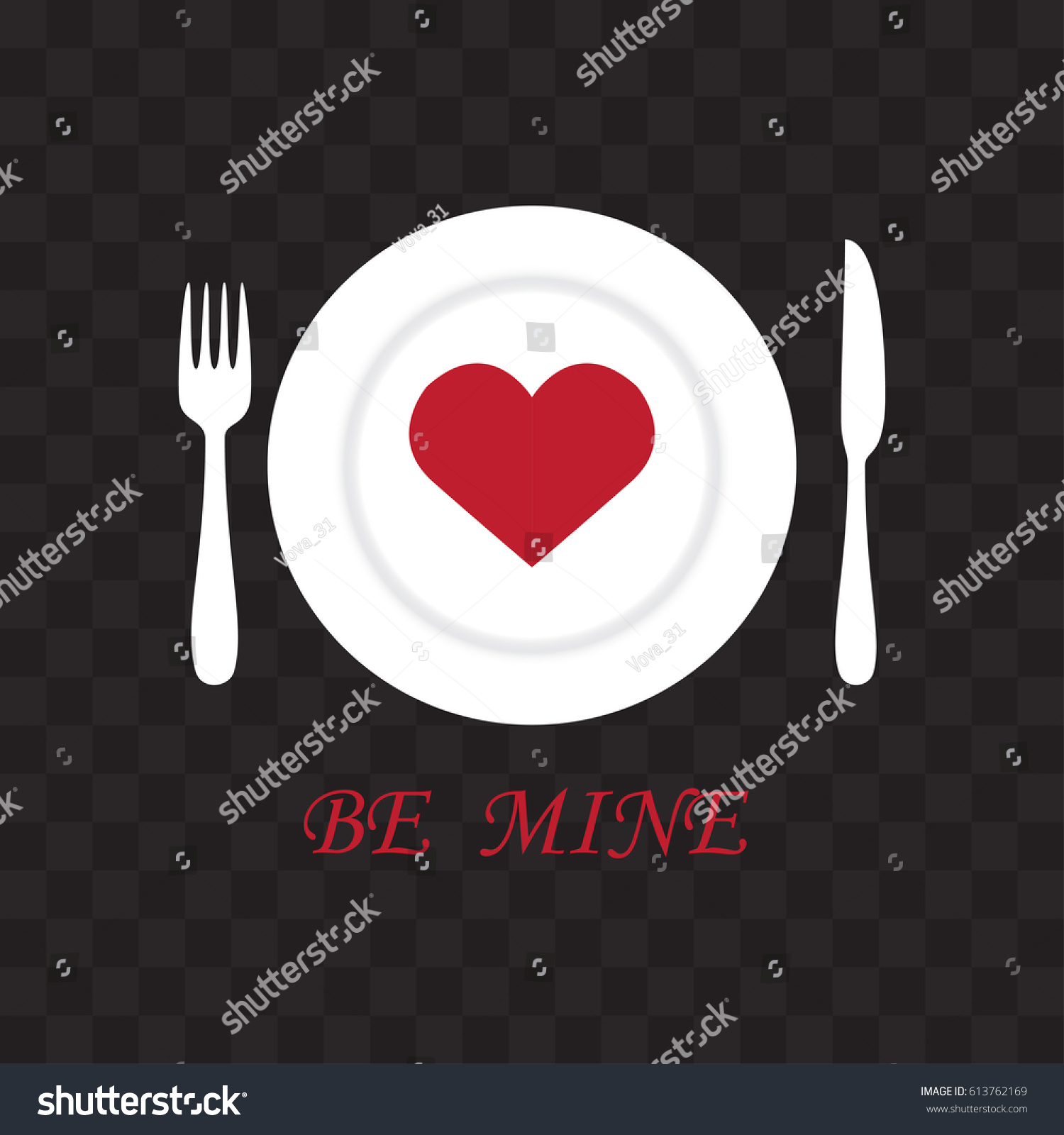 Lovely Food Logo Vector Illustration: vector de stock (libre de ...