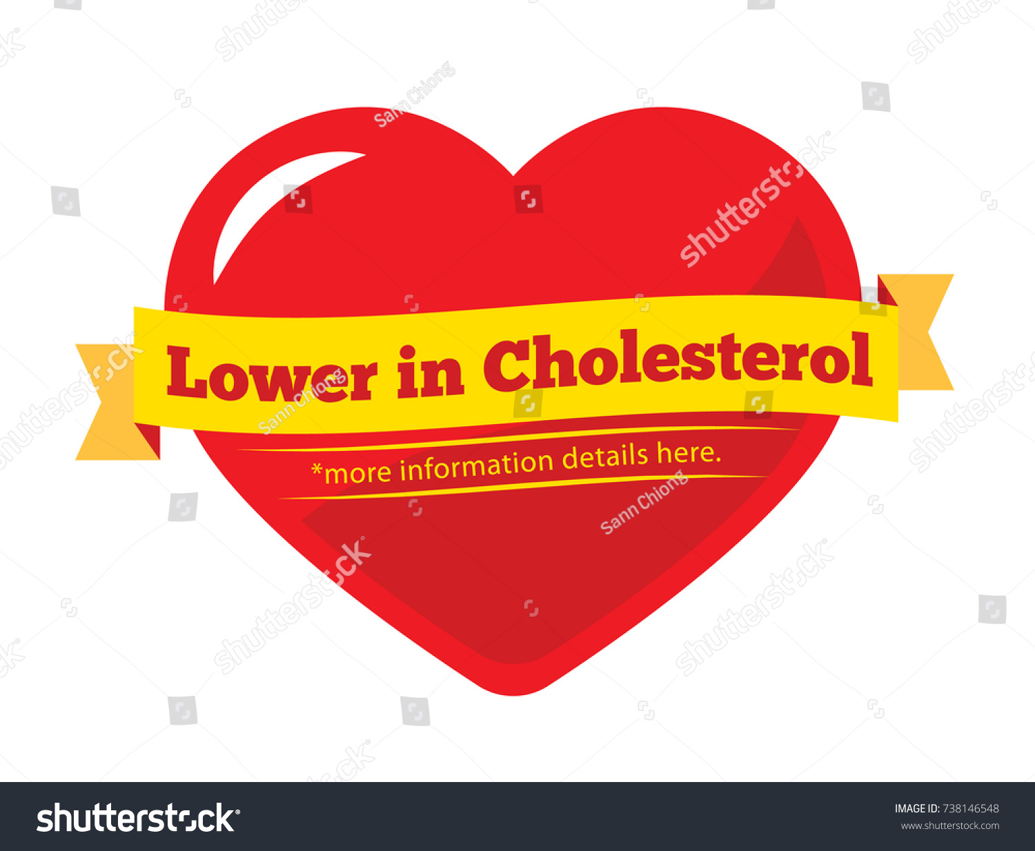 Low Cholesterol Icon Vector Stock Vector (Royalty Free) 738146548
