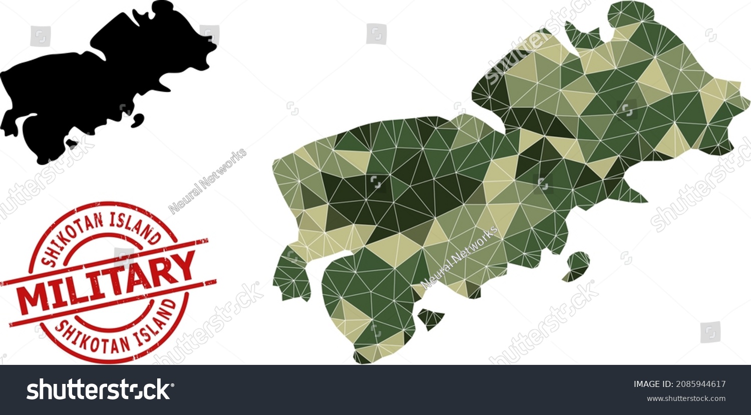 Lowpoly Mosaic Map Shikotan Island Rough Stock Vector (Royalty Free ... Lowpoly Mosaic Map Shikotan Island Rough Stock Vector (Royalty Free ...