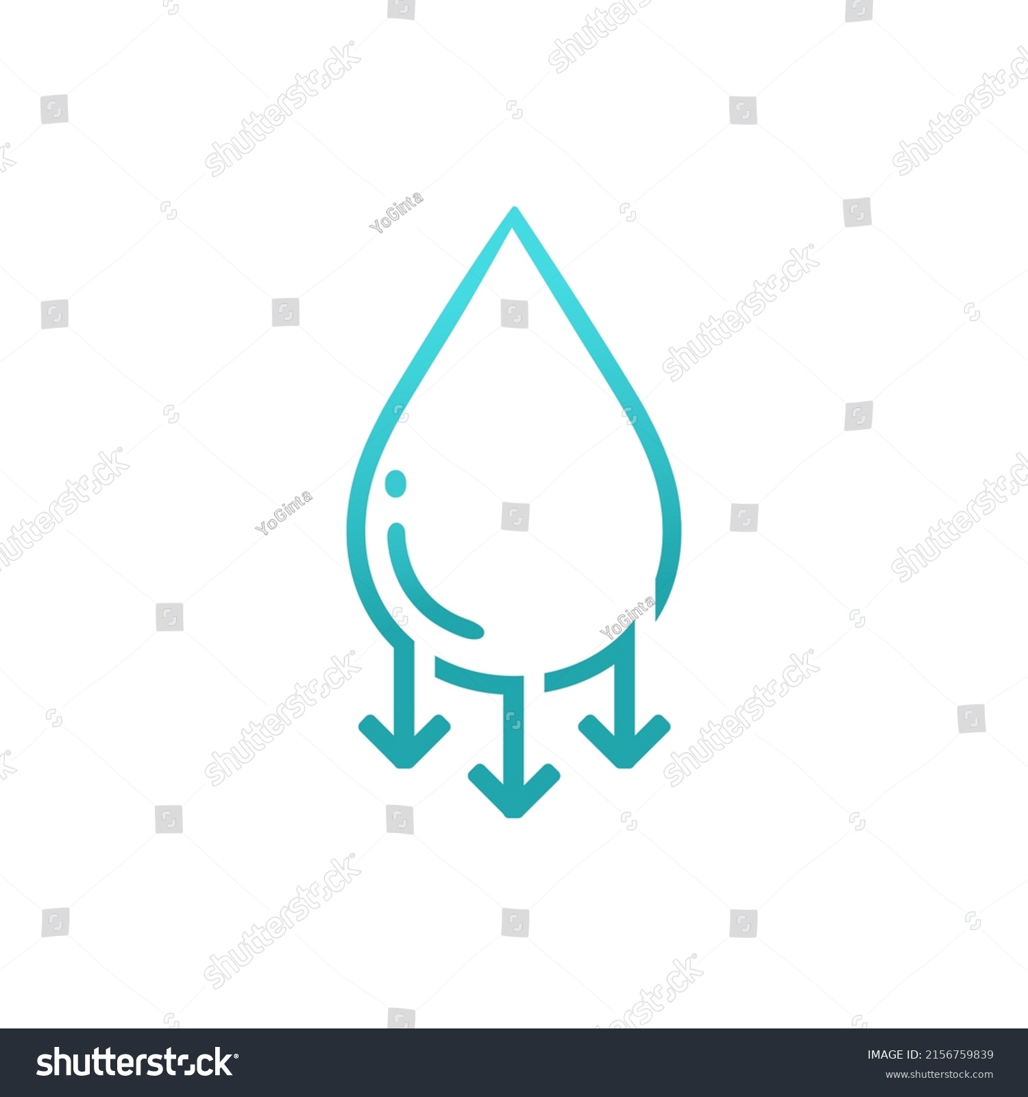 Low Water Level Vector Illustration Stock Vector (Royalty Free ...
