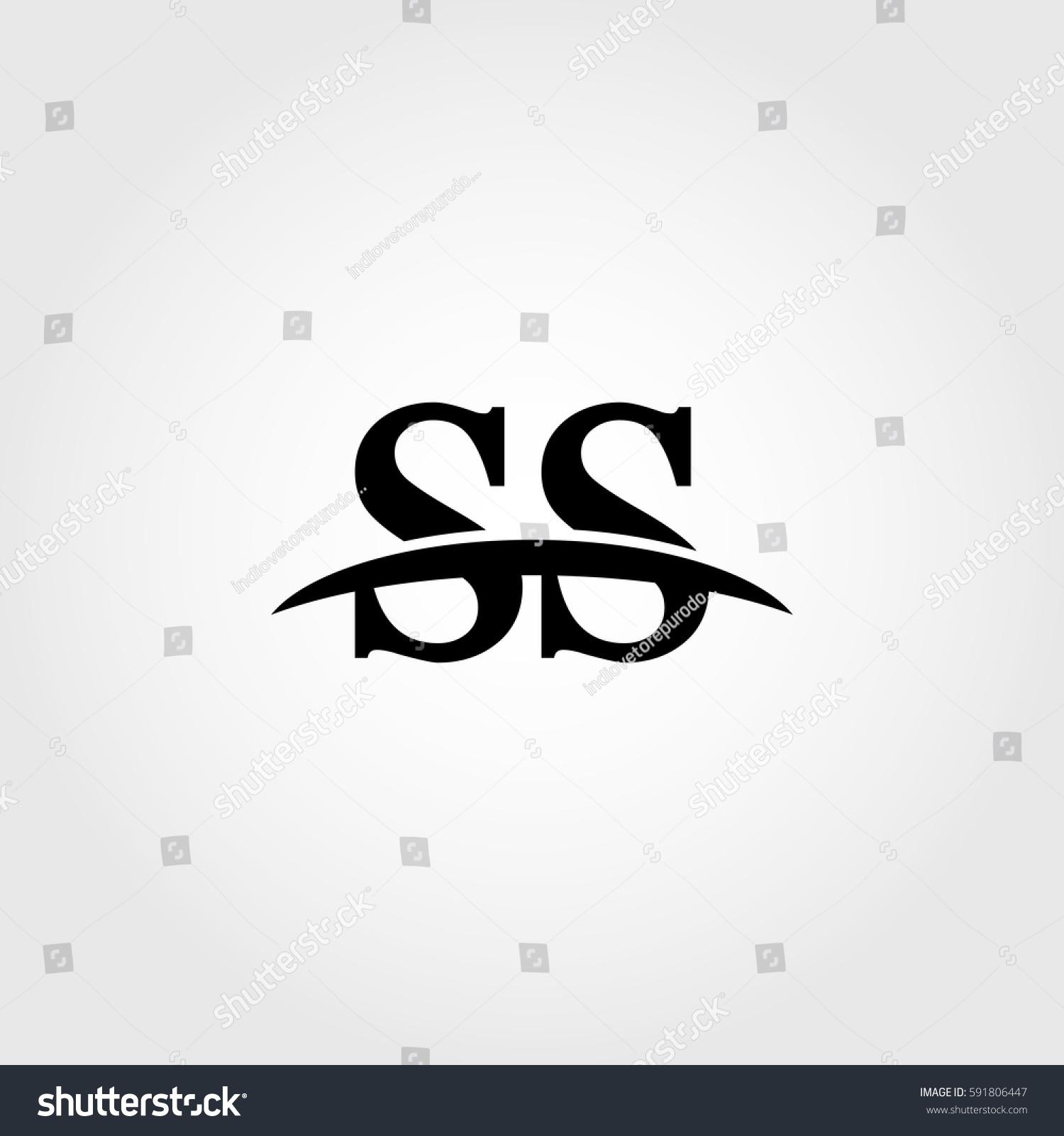 Lowercase Ss Black Logo Stock Vector (Royalty Free) 591806447 ...