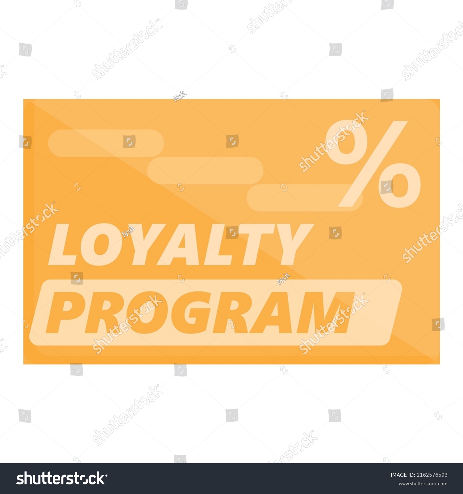 Loyalty Program Icon Cartoon Vector Card Stock Vector (Royalty Free ...