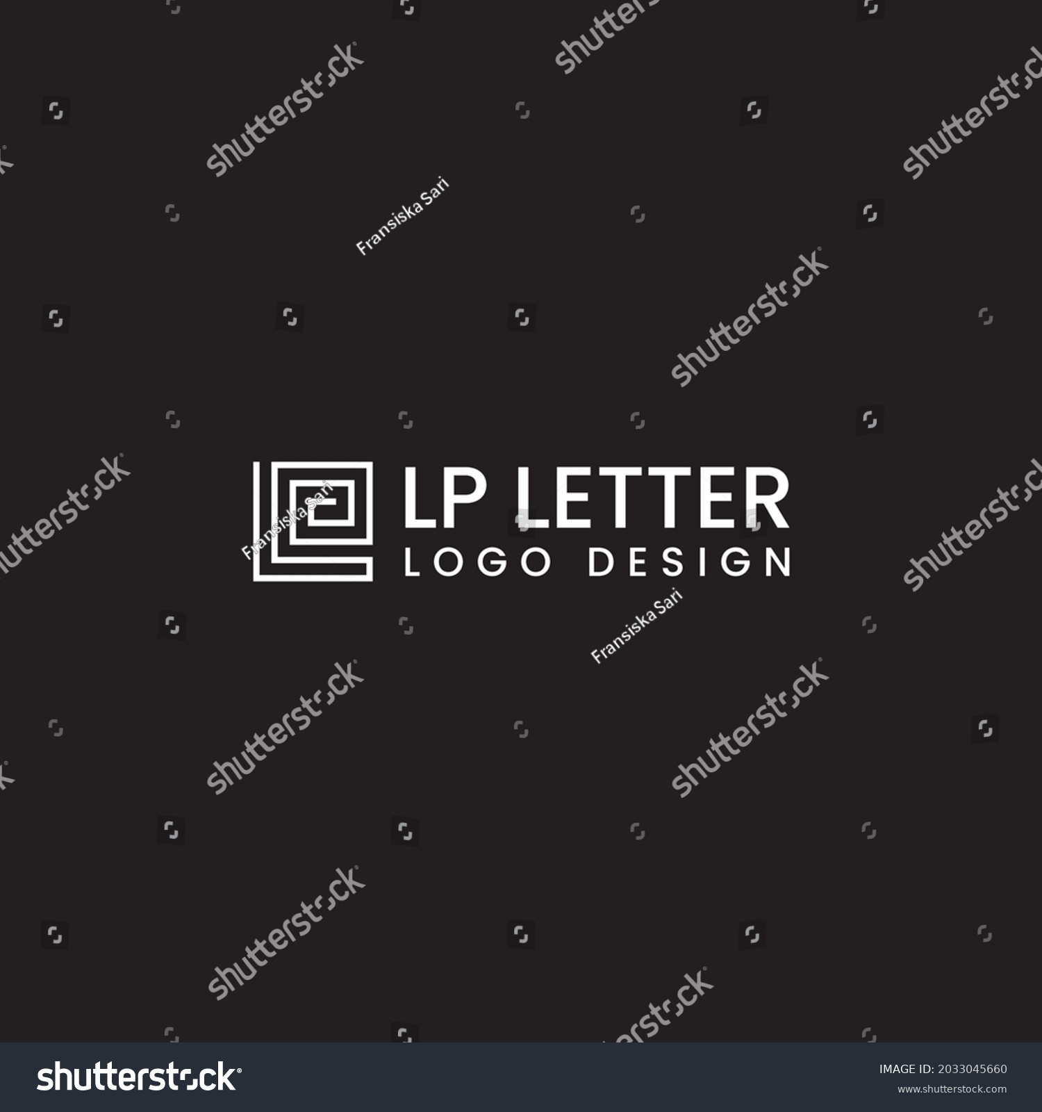 Lp Ppl Logo Design Vector Stock Vector (Royalty Free) 2033045660 ...
