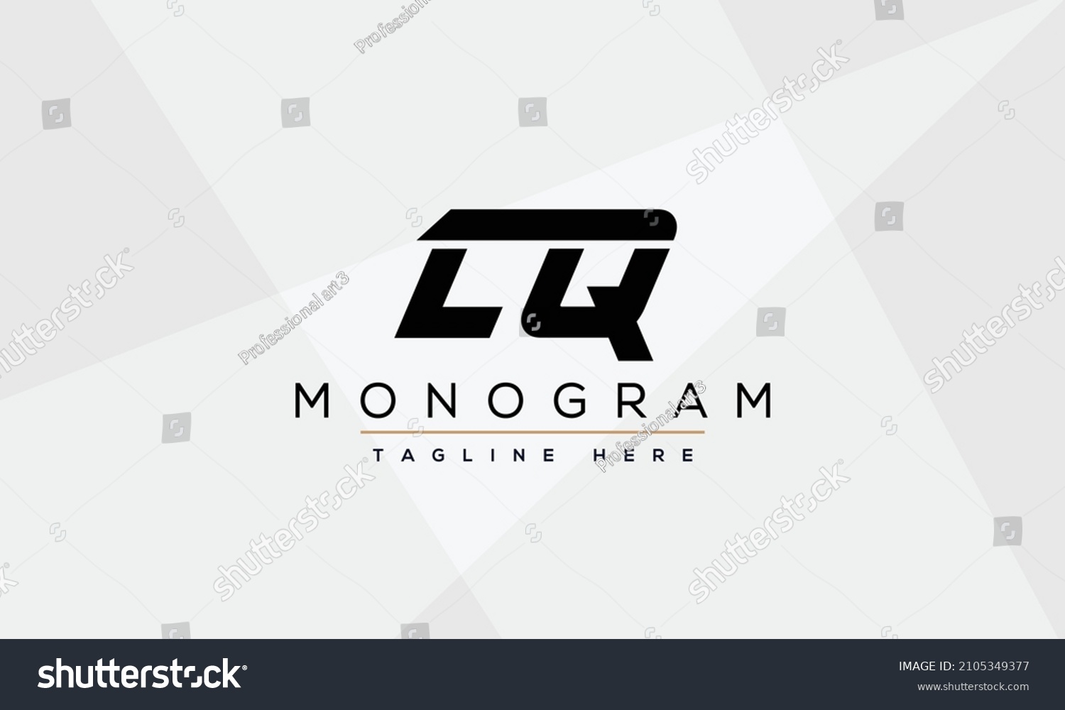 Lq Logo Design Template Vector Illustration Stock Vector (Royalty Free ...
