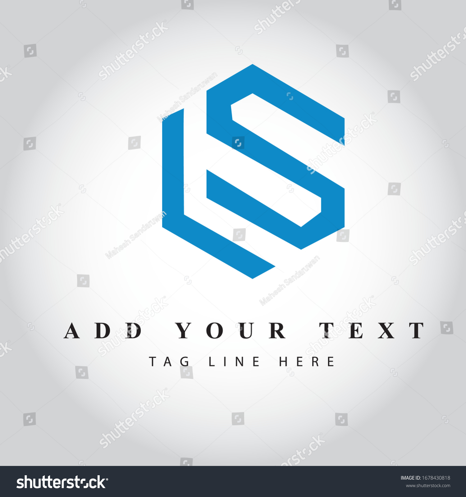 Ls Creative Logo Design Vector Art: เวกเตอร์สต็อก (ปลอดค่าลิขสิทธิ์ ...