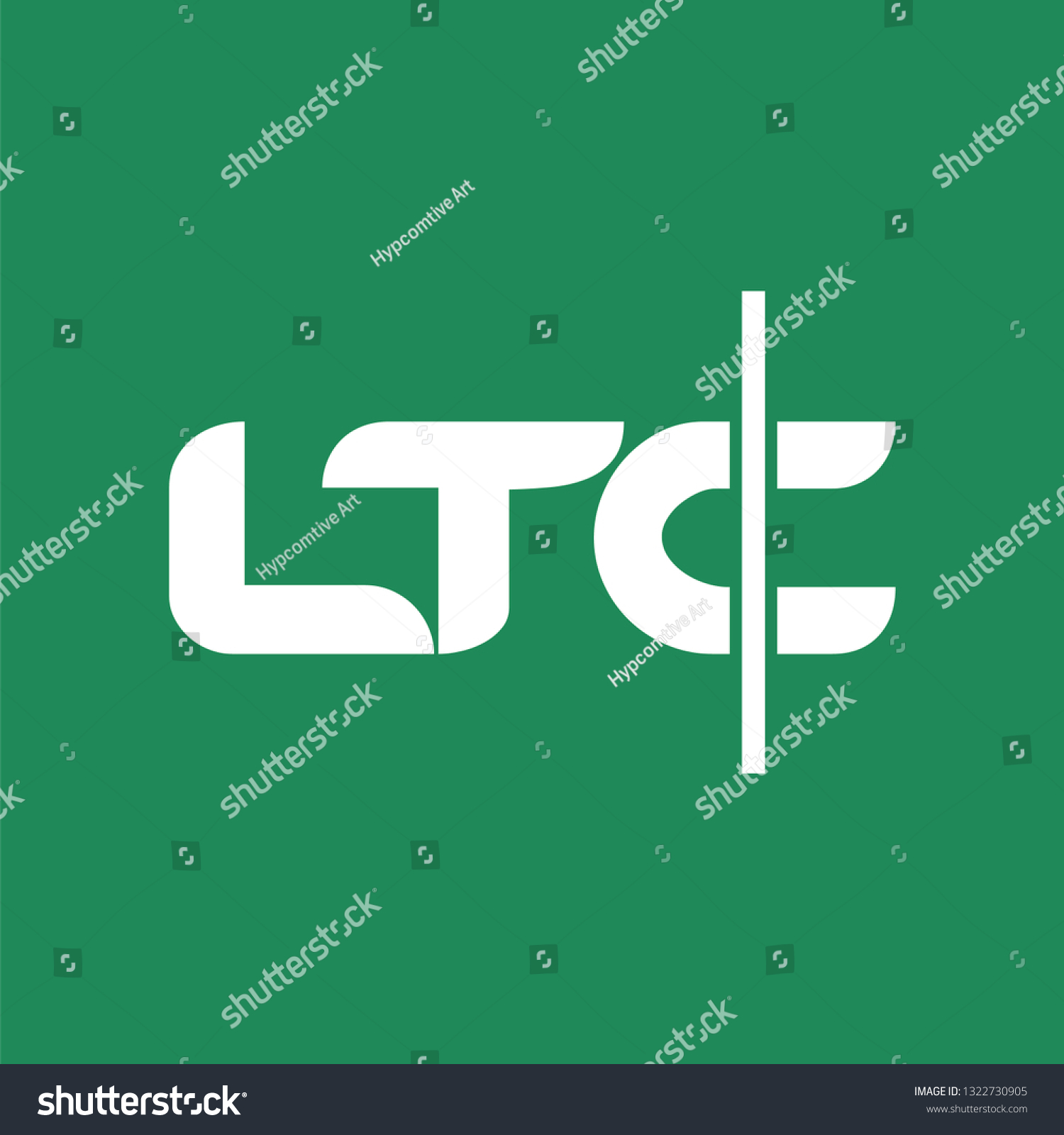 Ltc Logo Design Vector Template Creative Stock Vector (Royalty Free ...