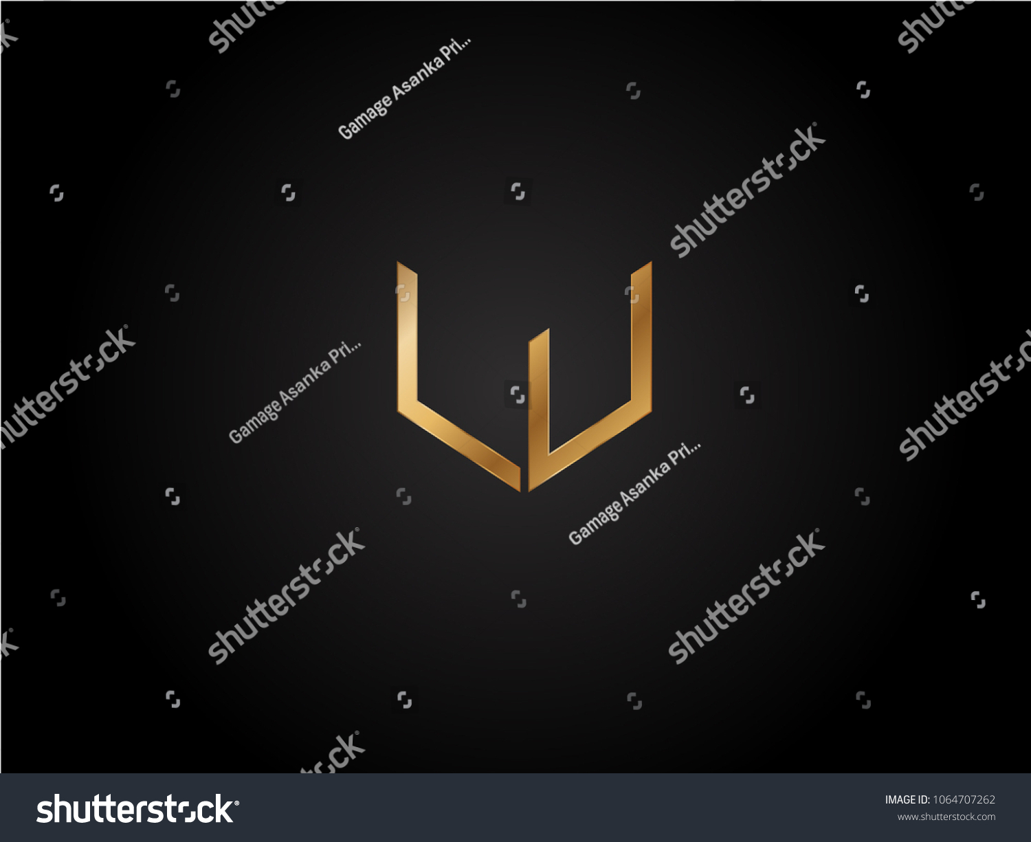 Lu Square Shape Letter Logo Design: vector de stock (libre de regalías ...