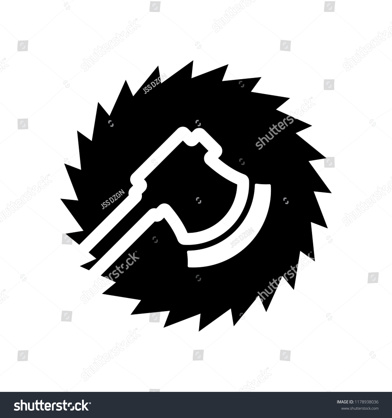 Lumberjack Logo Timber Icon Logging Symbol: vector de stock (libre de ...
