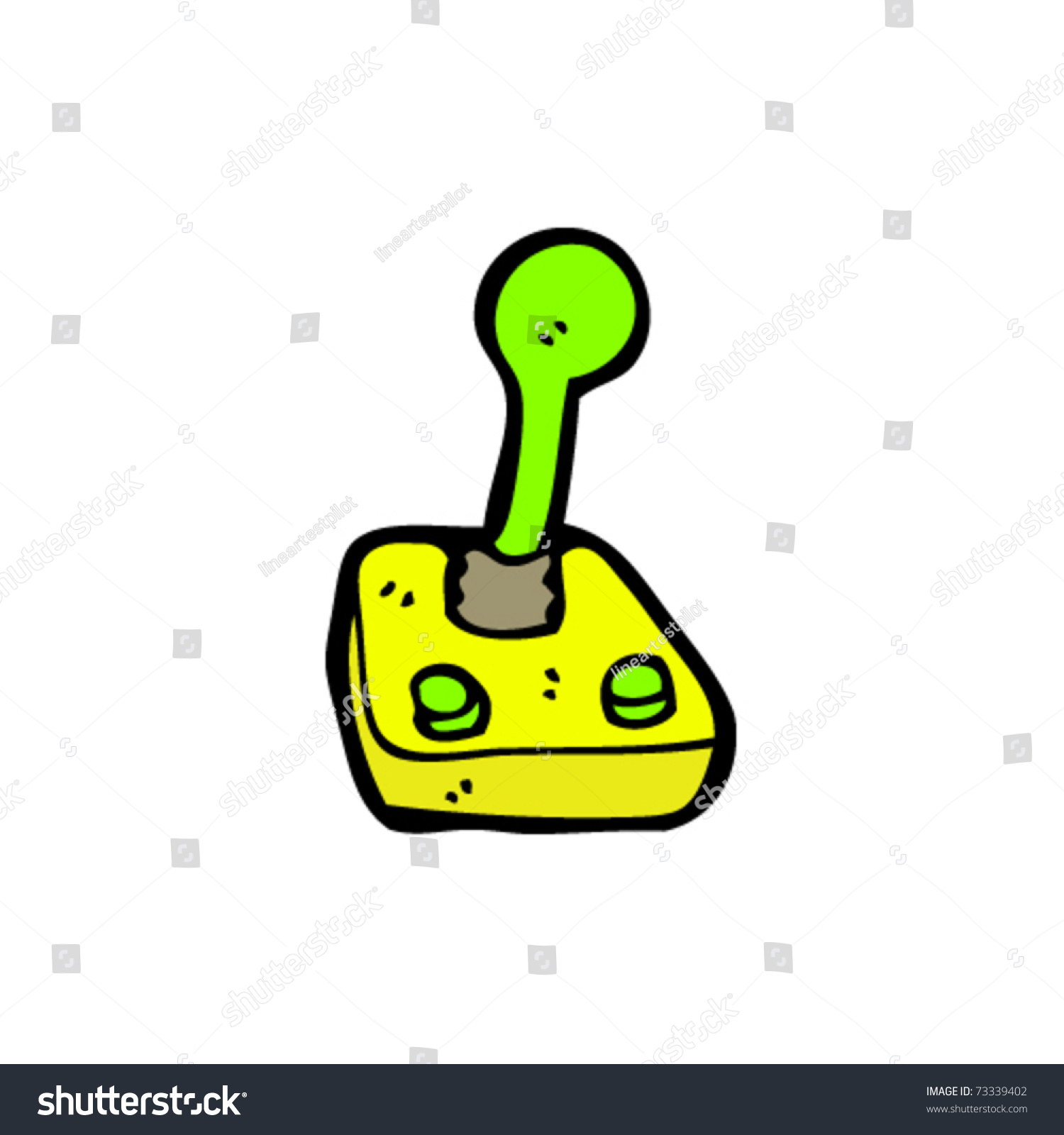 Luminous Joystick Cartoon Stock Vector (Royalty Free) 73339402 ...