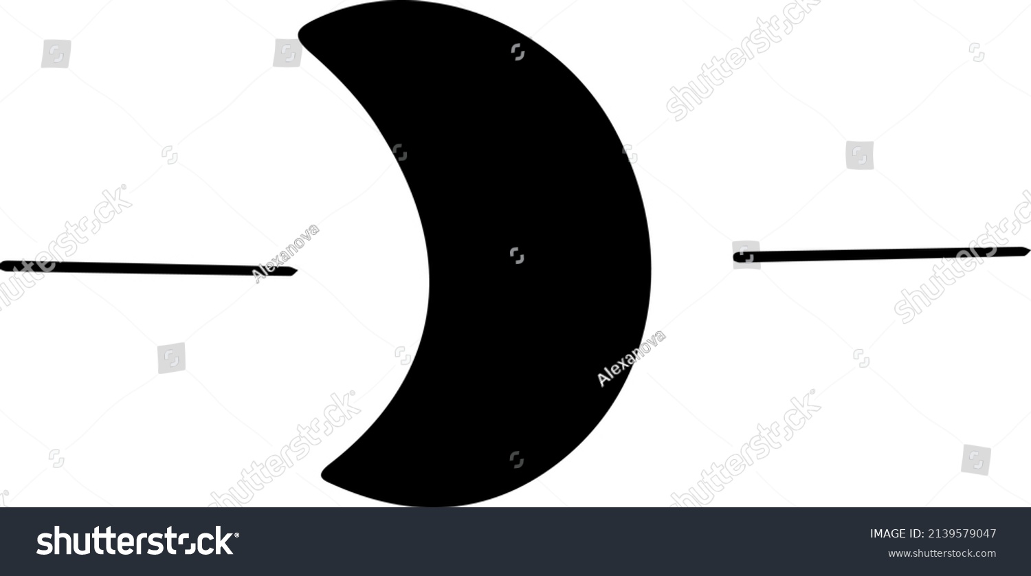 Luna Graphics Line Art Mandala Stock Vector (Royalty Free) 2139579047 ...