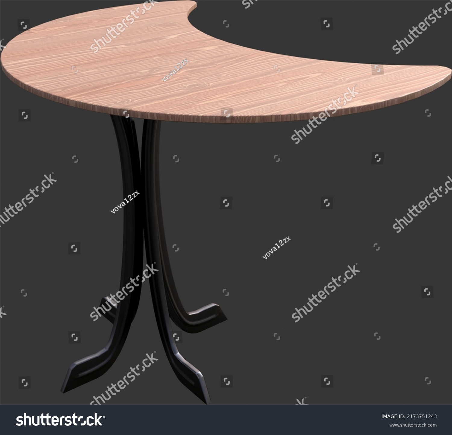 Luna Table Alpha Channel Stock Vector (Royalty Free) 2173751243 ...