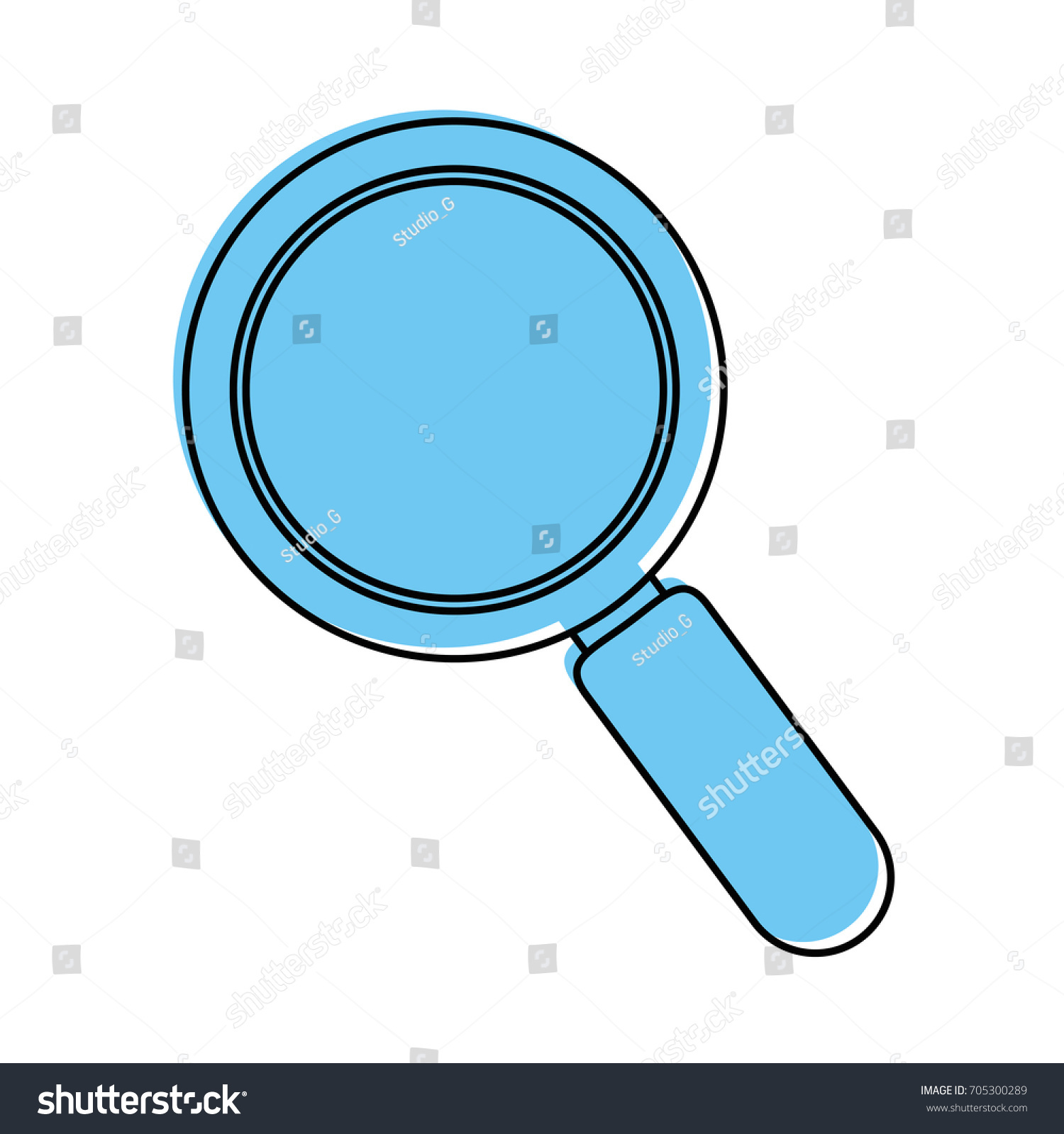 Lupe Icon Image Stock Vector (Royalty Free) 705300289 | Shutterstock