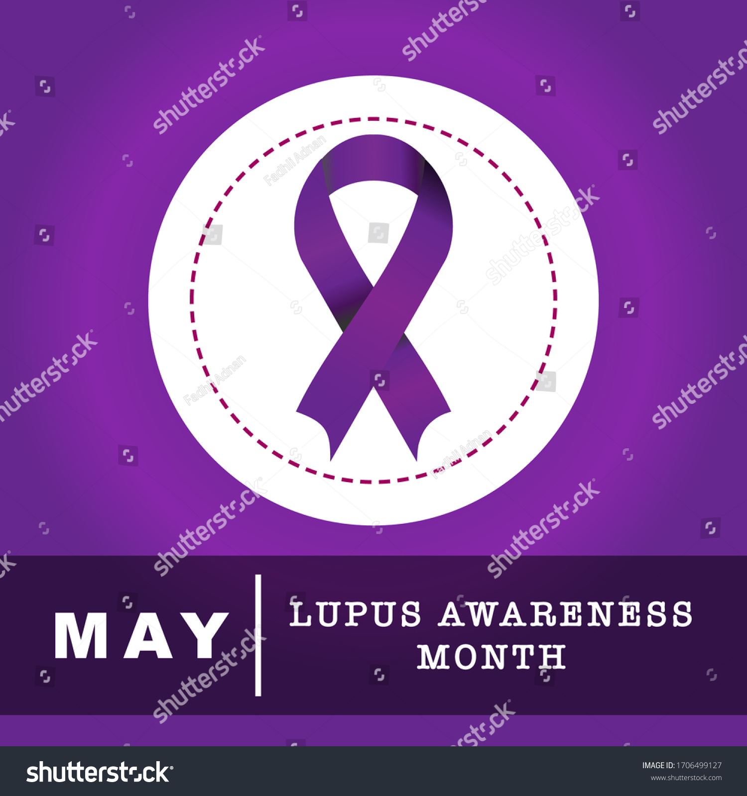 Lupus Awareness Campaign Vector Poster Stock Vector (Royalty Free ...