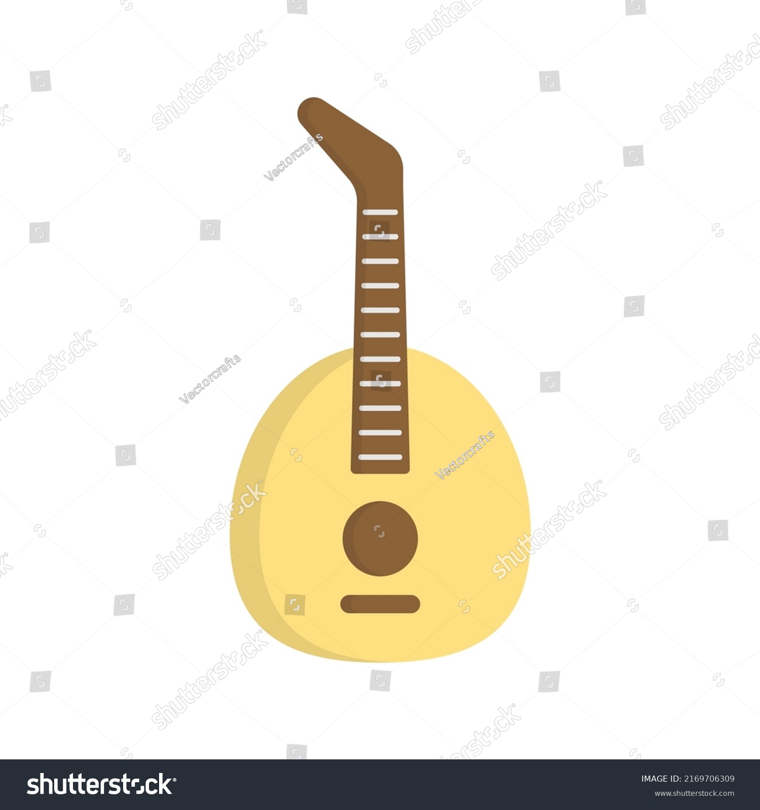 Lute Icon Design Template Vector Illustration Stock Vector (Royalty ...
