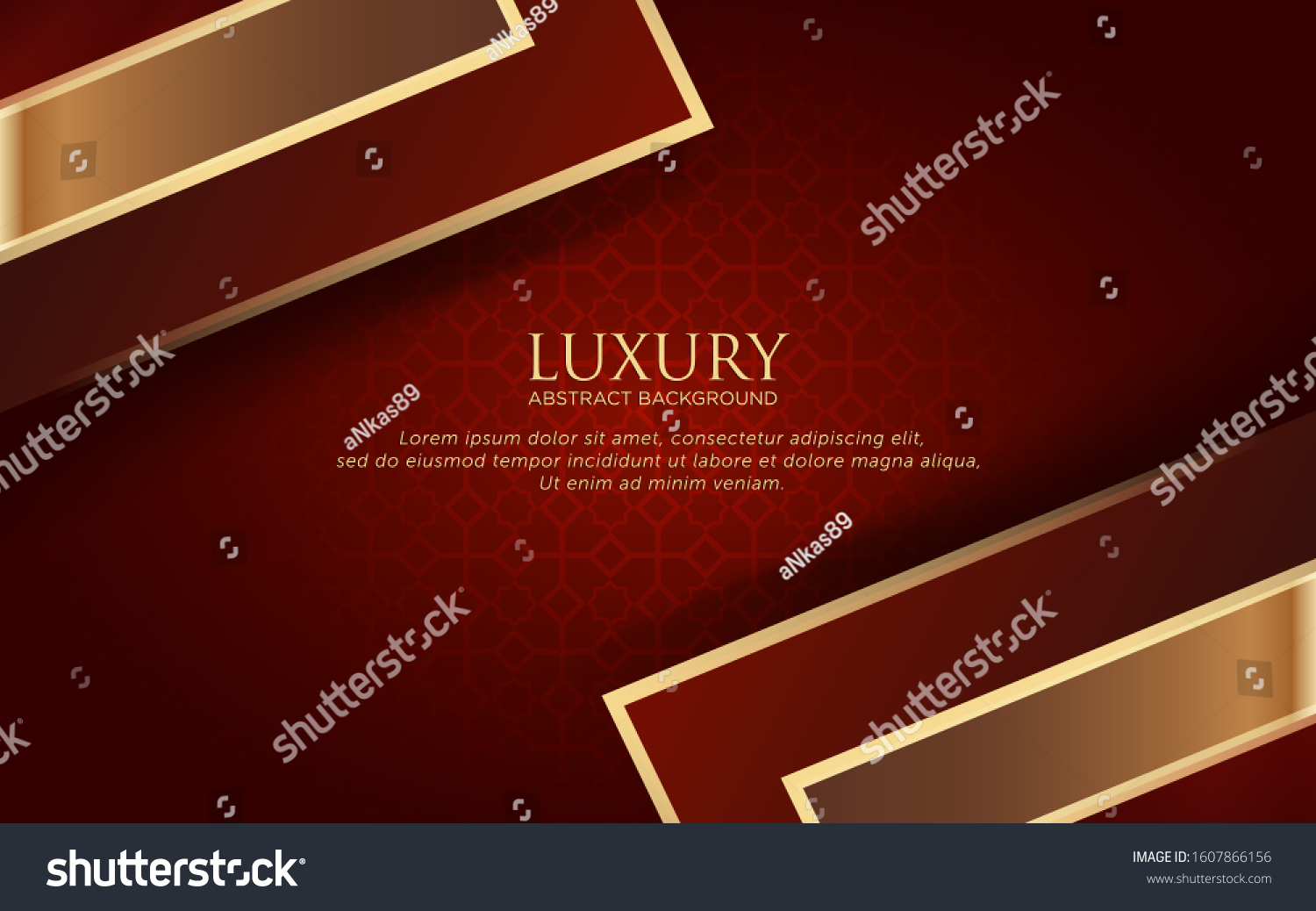 Luxury Background Geometric Shape Stock Vector (Royalty Free ...