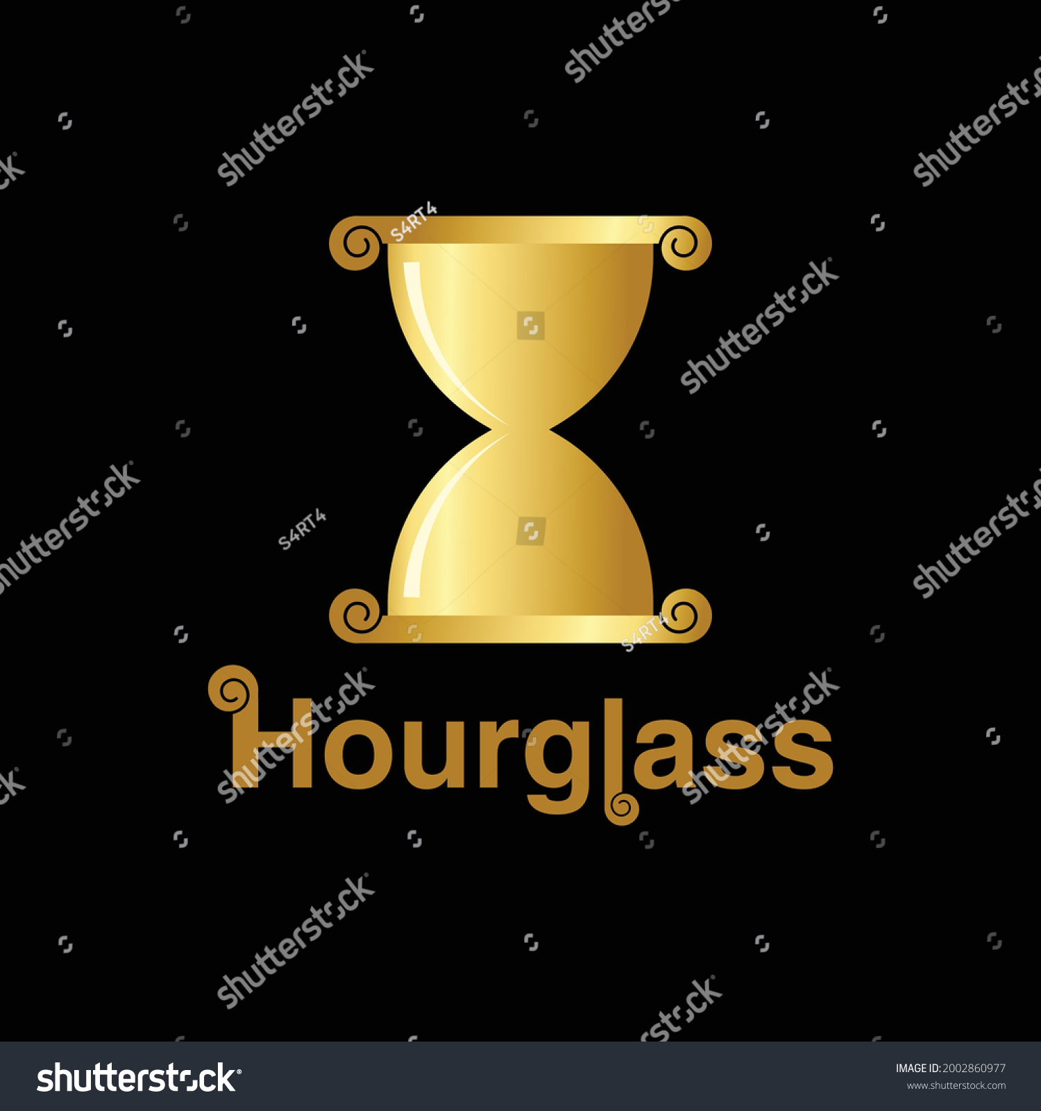 Luxury Gold Hourglass Logo Vector Template Stock Vector (Royalty Free ... Luxury Gold Hourglass Logo Vector Template Stock Vector (Royalty Free ...