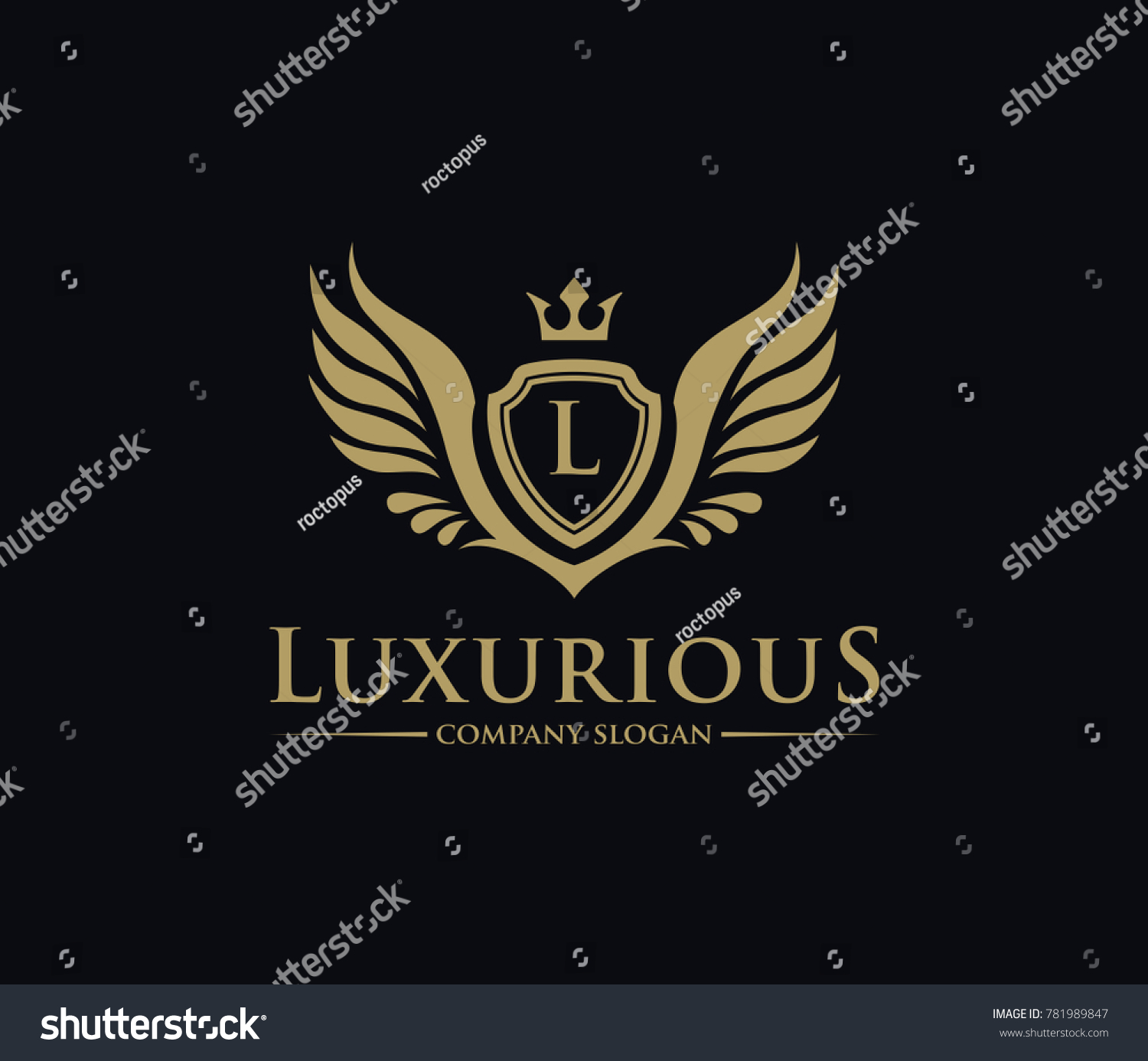 47,307 Luxury wings logo Images, Stock Photos & Vectors | Shutterstock