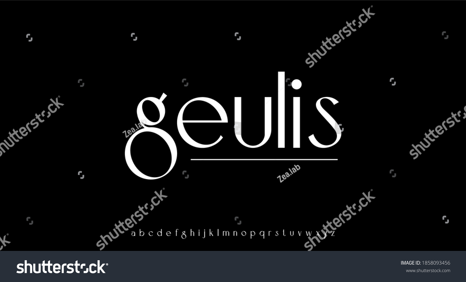 Luxury Modern Lowercase Font Alphabet Vector Stock Vector (Royalty Free ... Luxury Modern Lowercase Font Alphabet Vector Stock Vector (Royalty Free ...