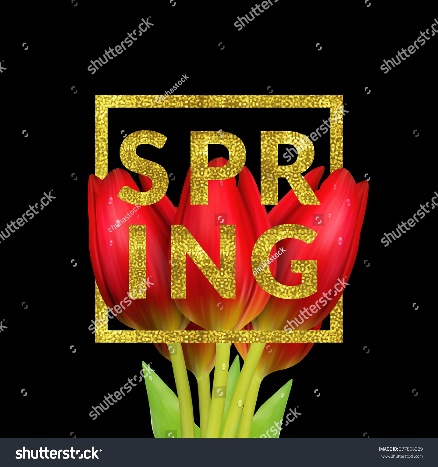 Luxury Spring Background Design Vector Resizable Stock Vector (Royalty ...