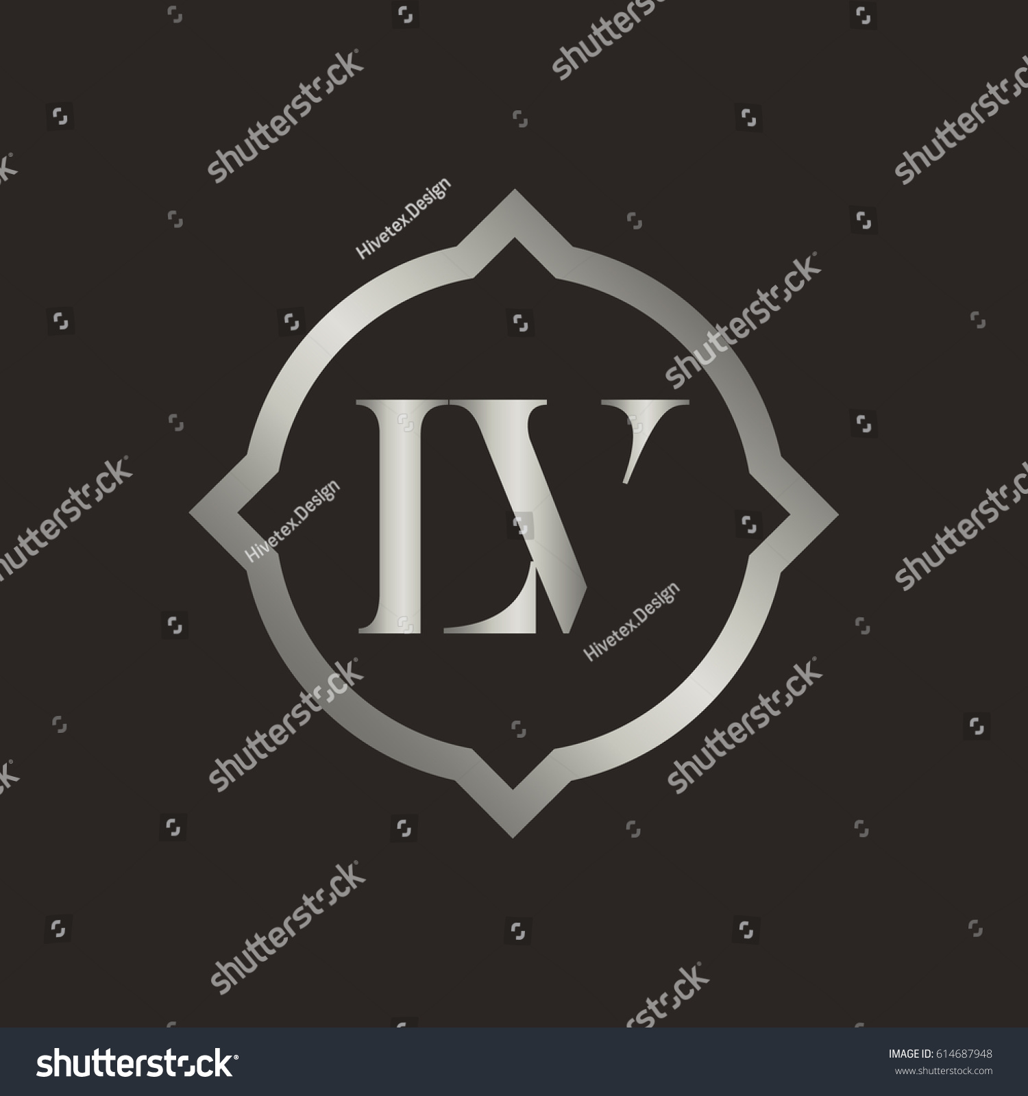 Lv Logo Stock Vector (Royalty Free) 614687948 | Shutterstock