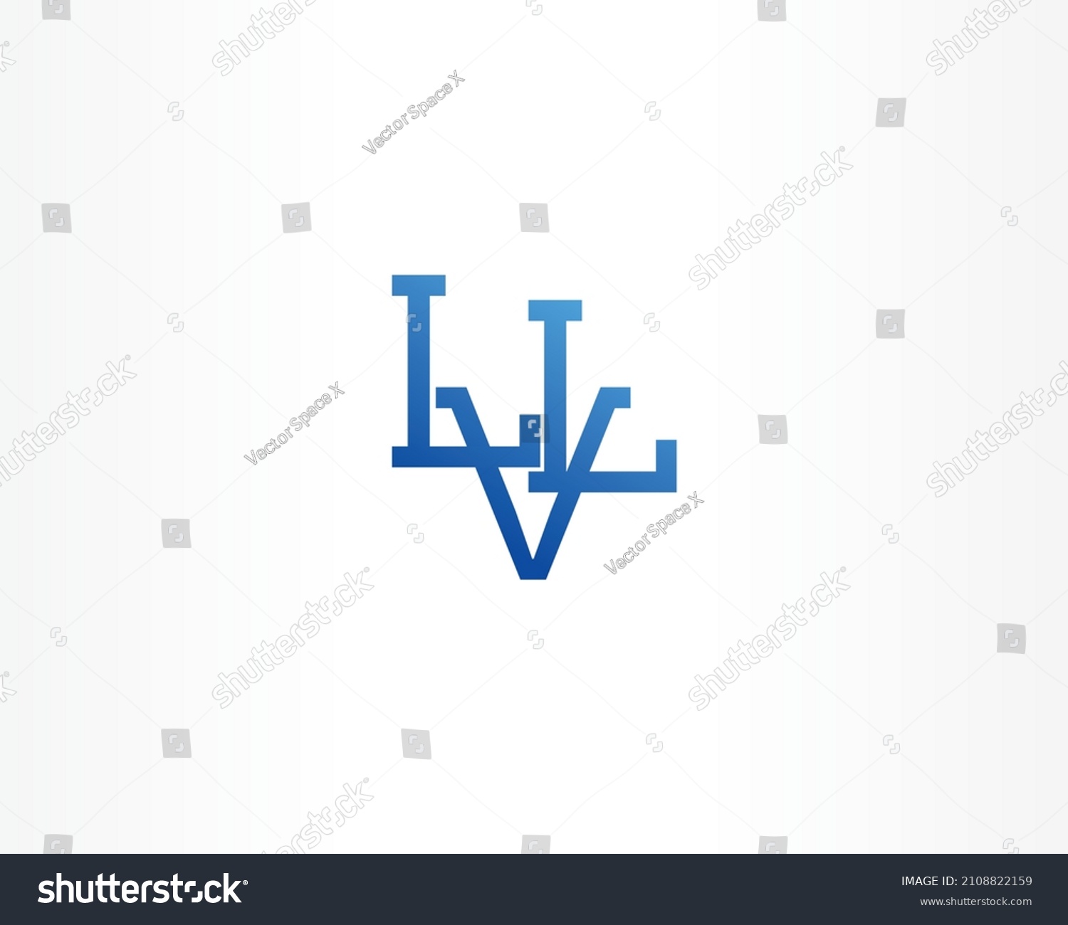 Lvl Initial Icon Logo Design Concept Stock Vector (Royalty Free ...