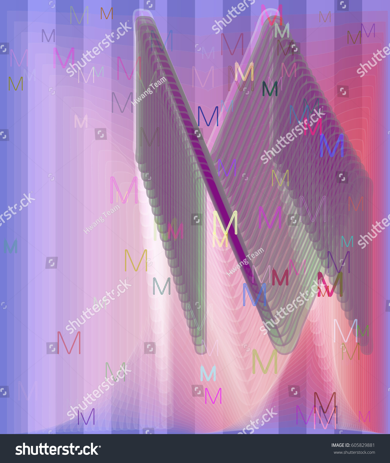 M Alphabet Art Vector Stock Vector (Royalty Free) 605829881 | Shutterstock