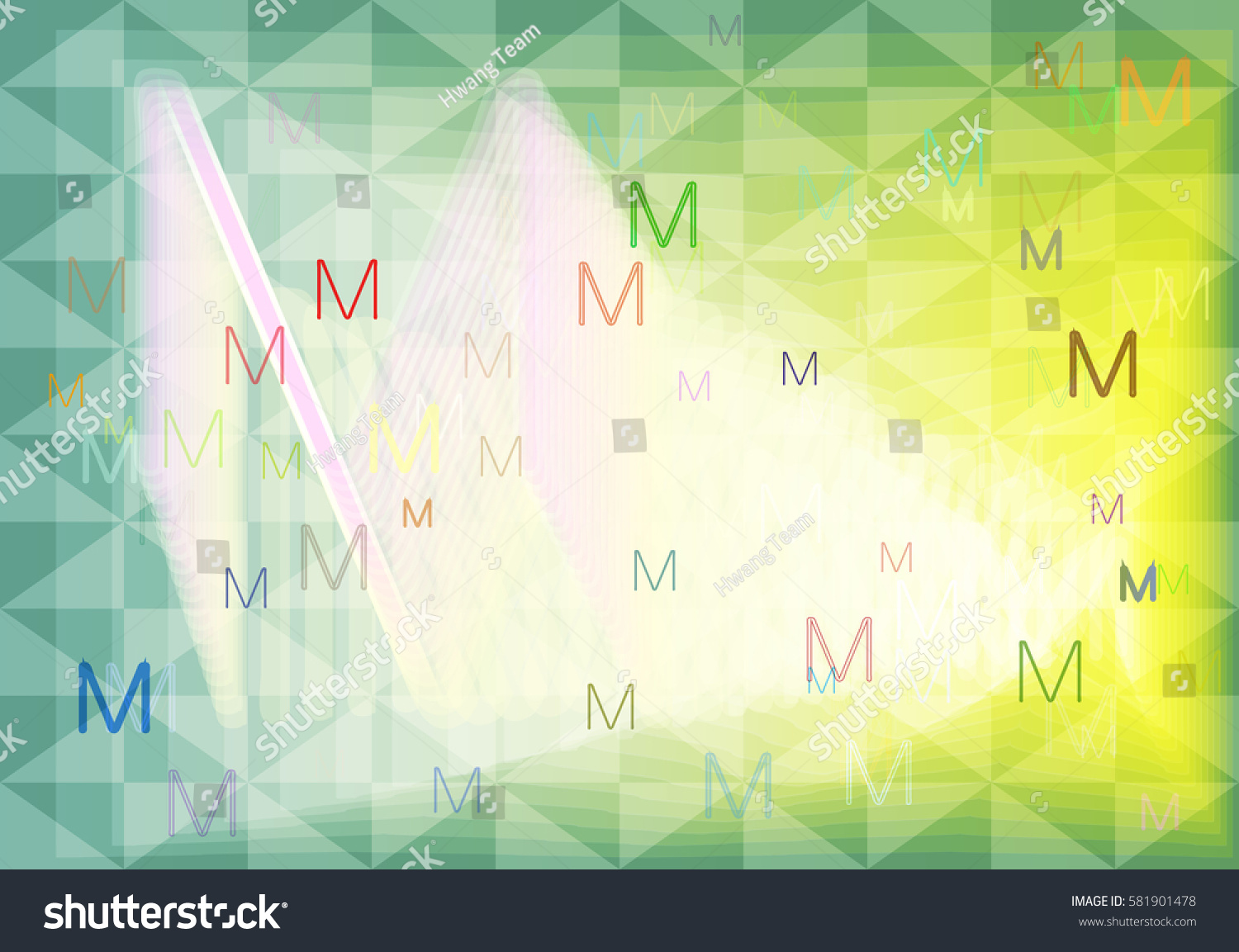 M Alphabet Design Vector Stock Vector (Royalty Free) 581901478 ...