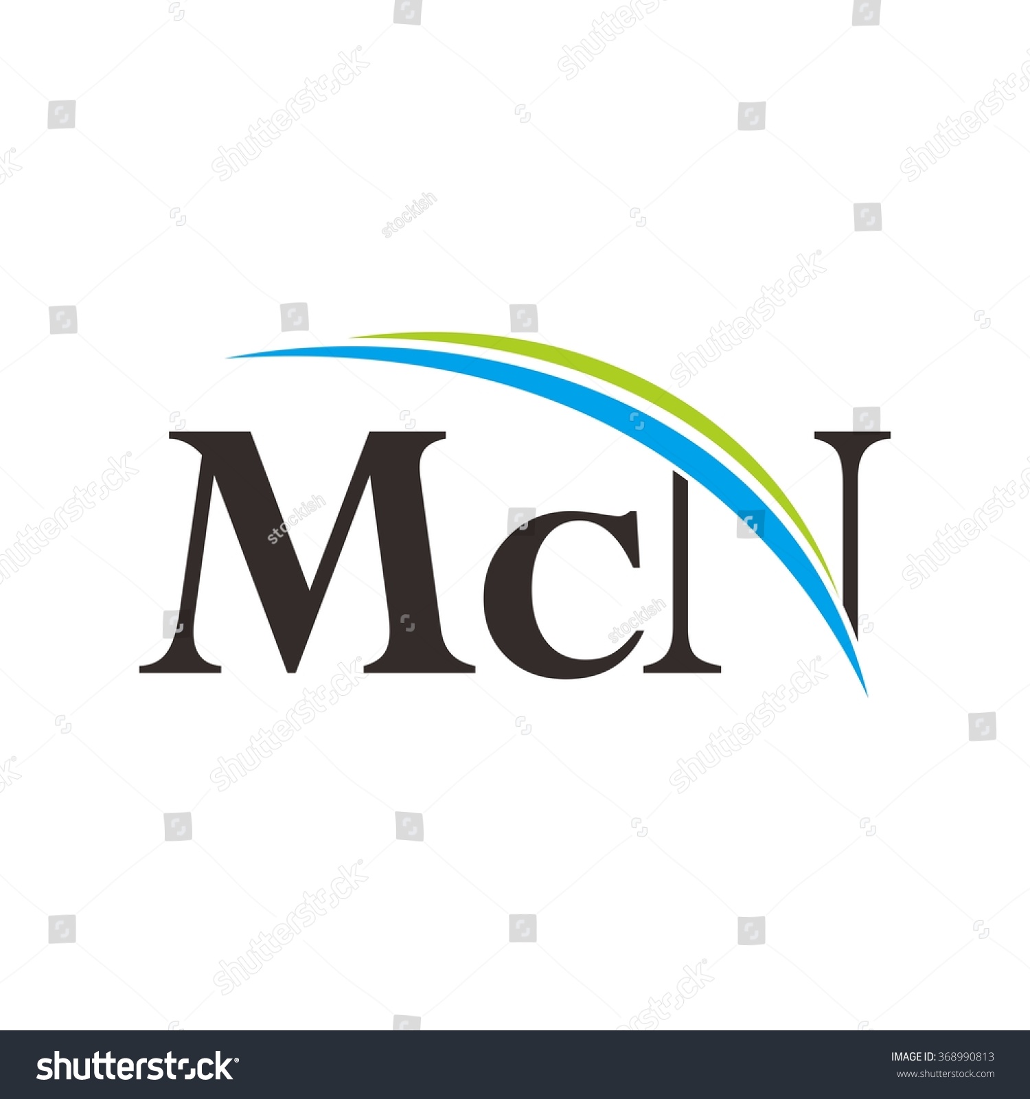 M C N Logo Vector: vector de stock (libre de regalías) 368990813 ...