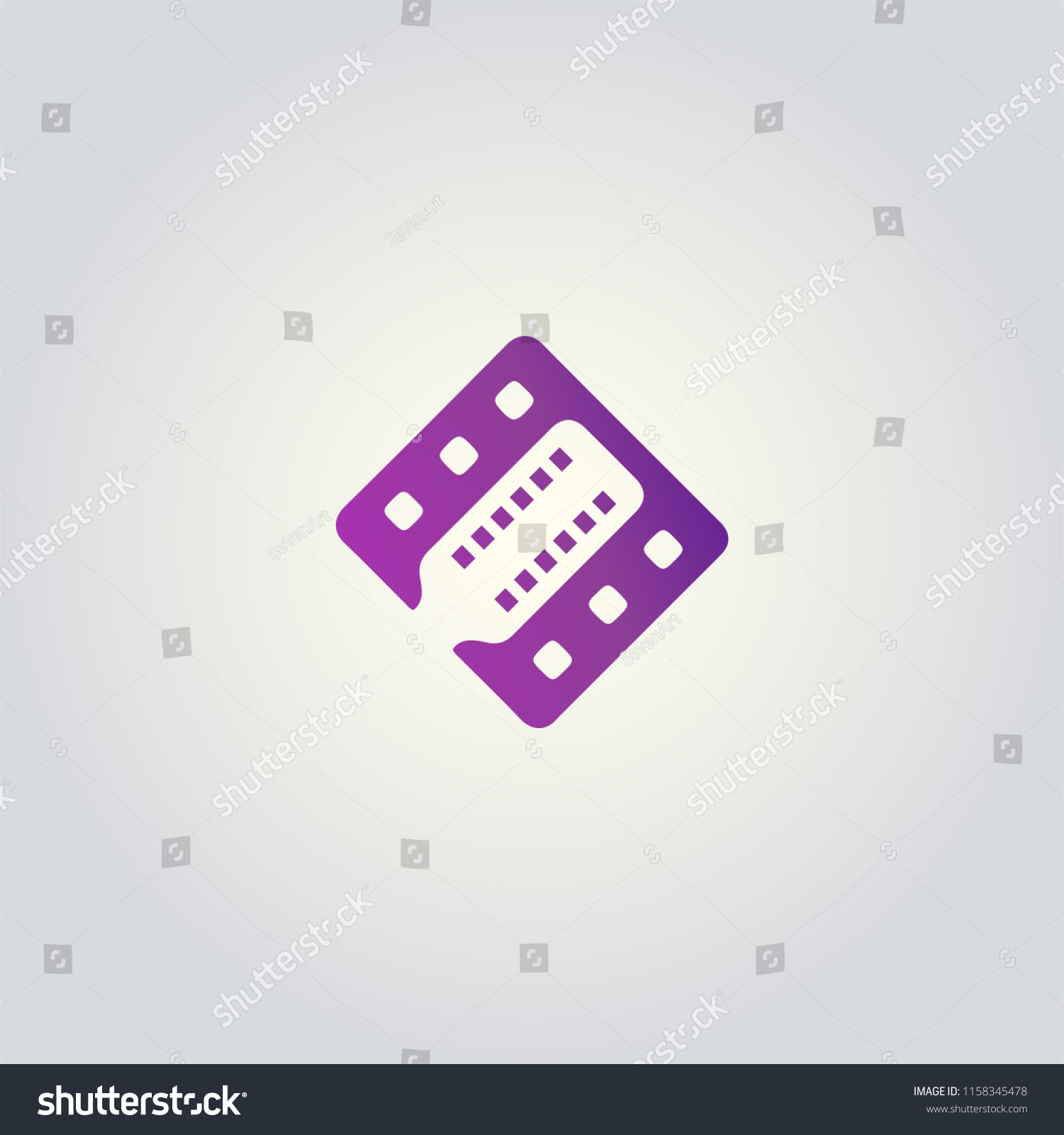 M Home Logo Vector Eps 10 Stock Vector (Royalty Free) 1158345478 ...