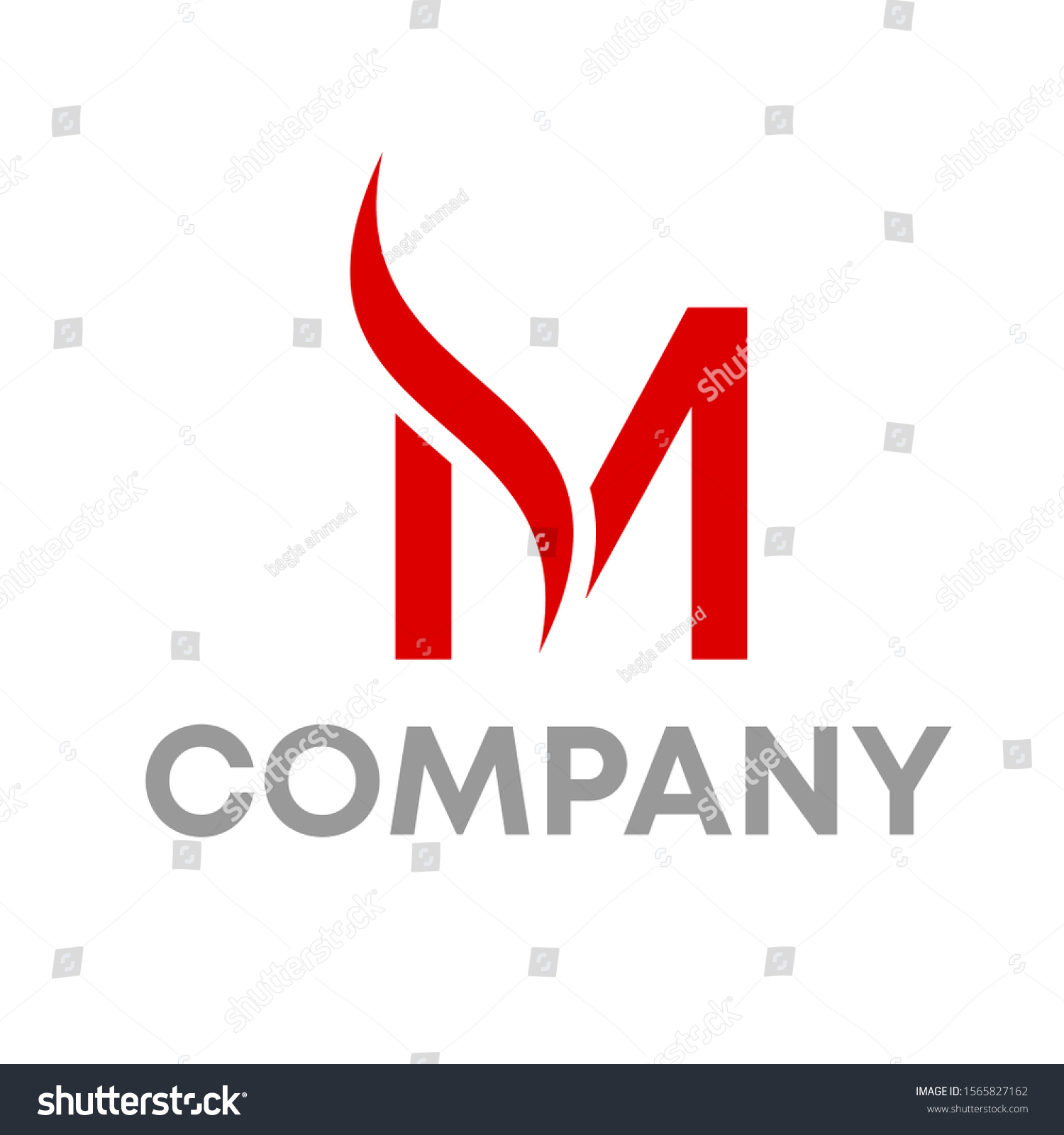 M Logo Vector Design Template Sign Stock Vector (Royalty Free ...