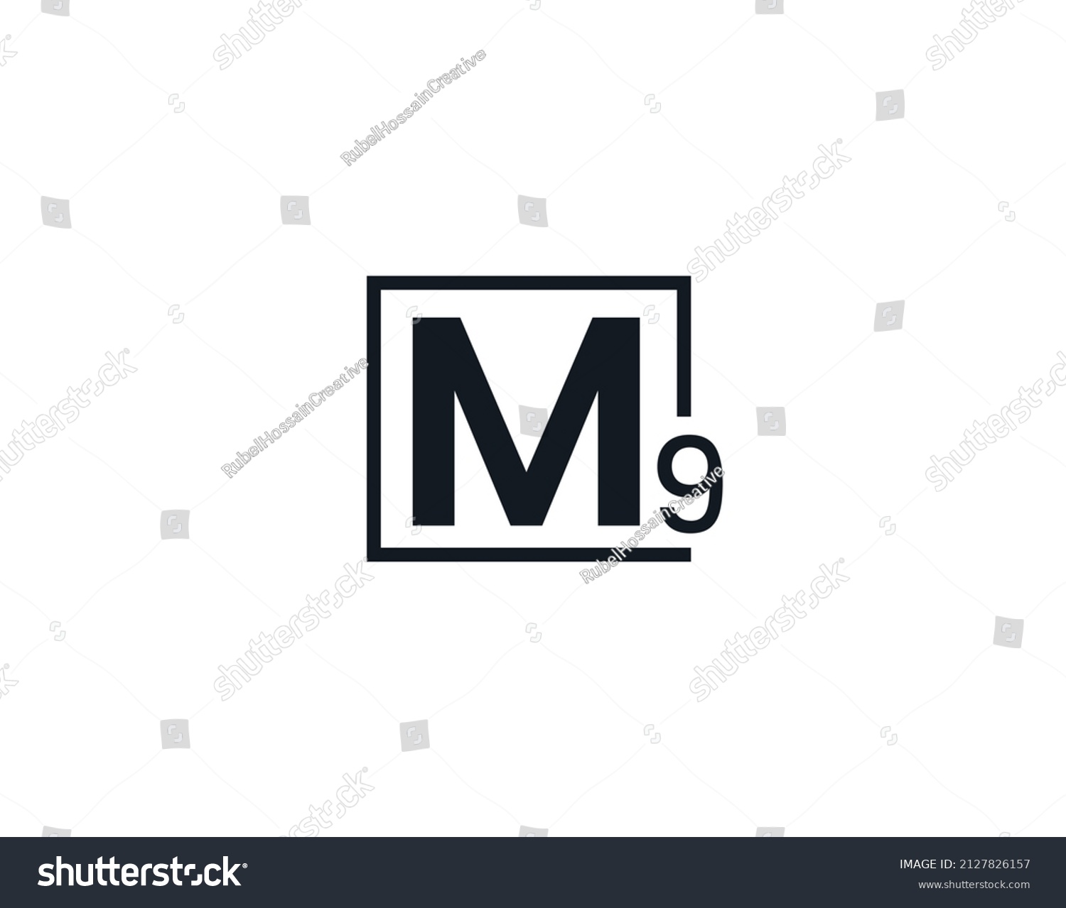 M9 letter logo Images, Stock Photos & Vectors | Shutterstock