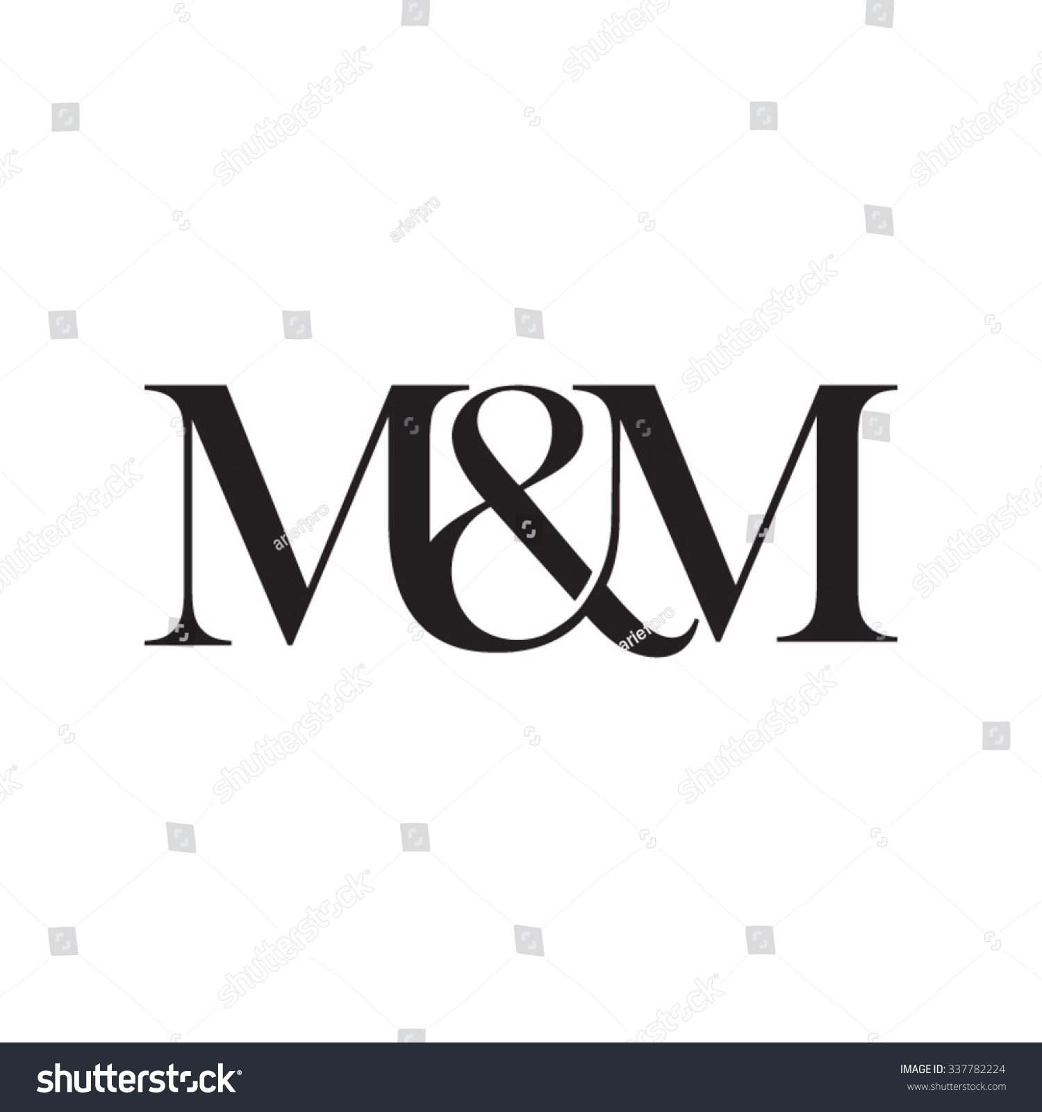 Mm Initial Logo Ampersand Monogram Logo Stock Vector 337782224 ...