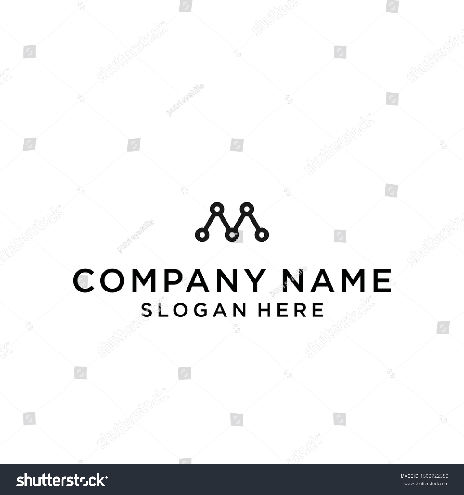 M Tech Logo M Logo Stock Vector (Royalty Free) 1602722680