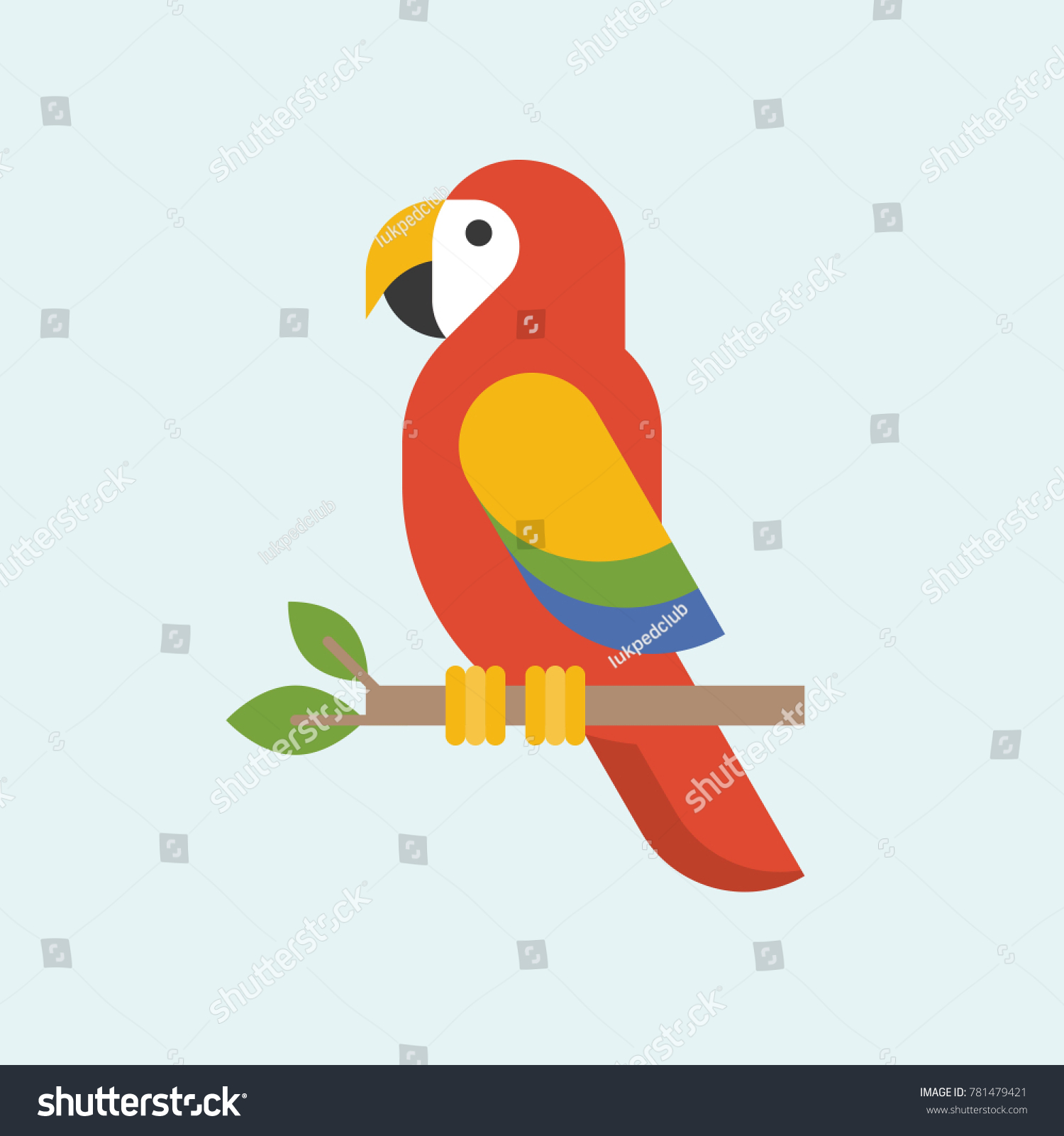 9,006 Parrot flat icon Images, Stock Photos & Vectors | Shutterstock
